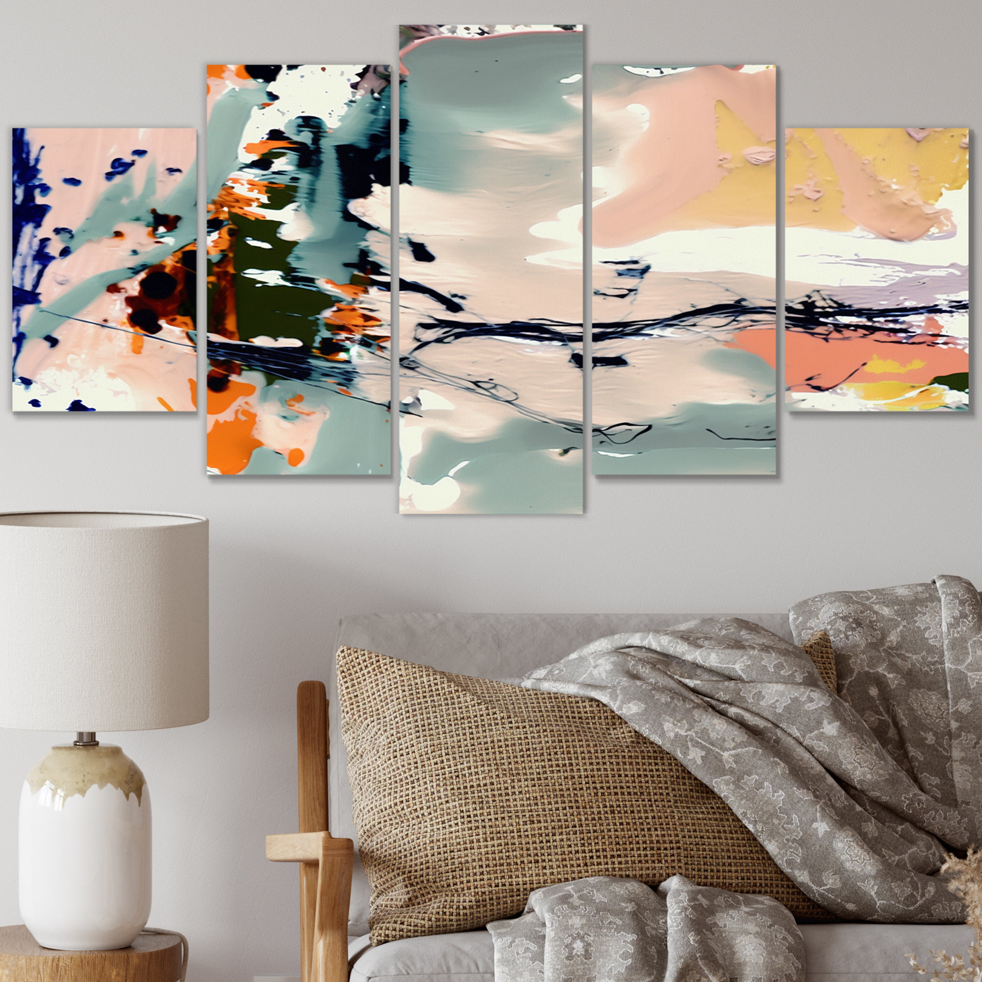 Wrought Studio™ Autumn Of Retro Groove Abstract Expressionism II ...