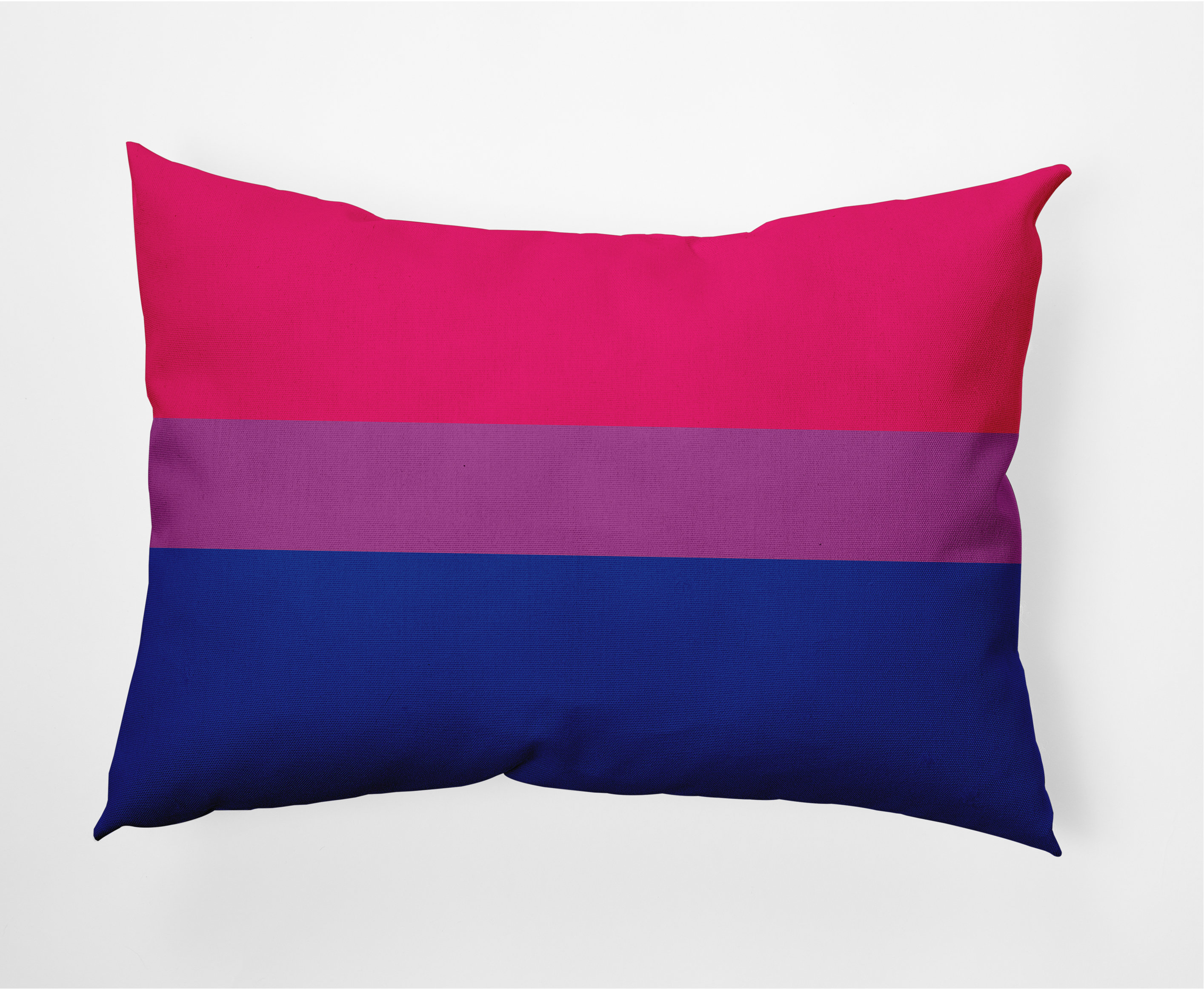 Latitude Run® Bisexual Flag Decorative Throw PillowLumbar | Wayfair