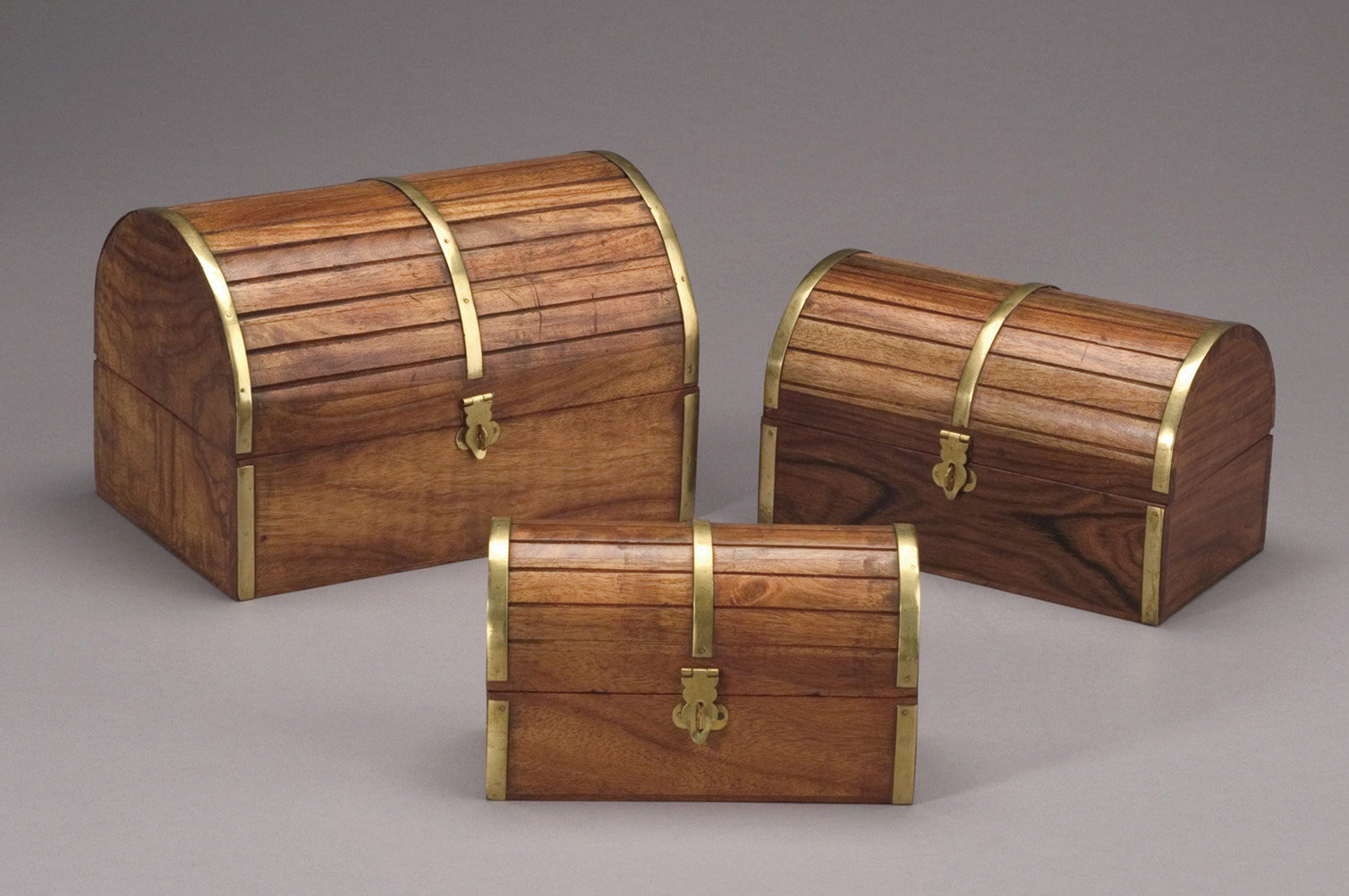 AA Importing 3-Piece Domed Top Decorative Box Set | Wayfair