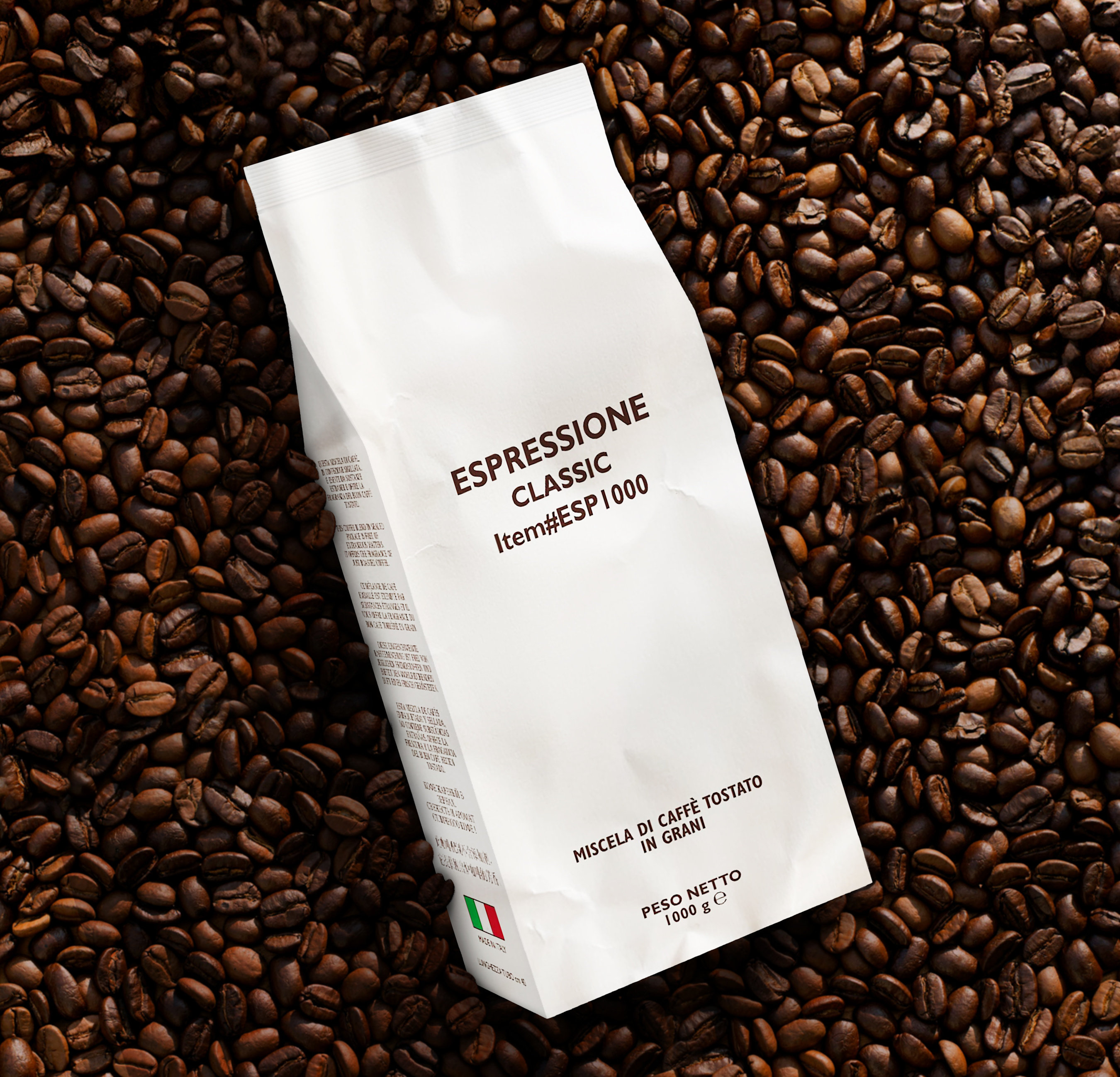 Espressione 1 Kilo (2.2 Lbs.) Espressione Whole Bean Classic Espresso ...