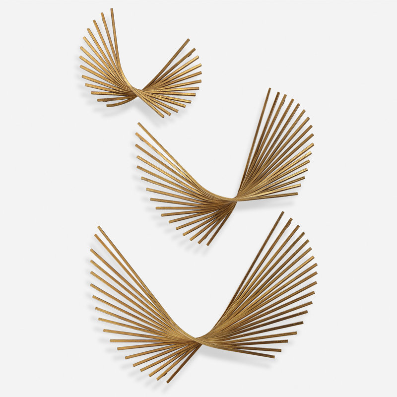 Everly Quinn Antique Gold Wall Decor | Wayfair