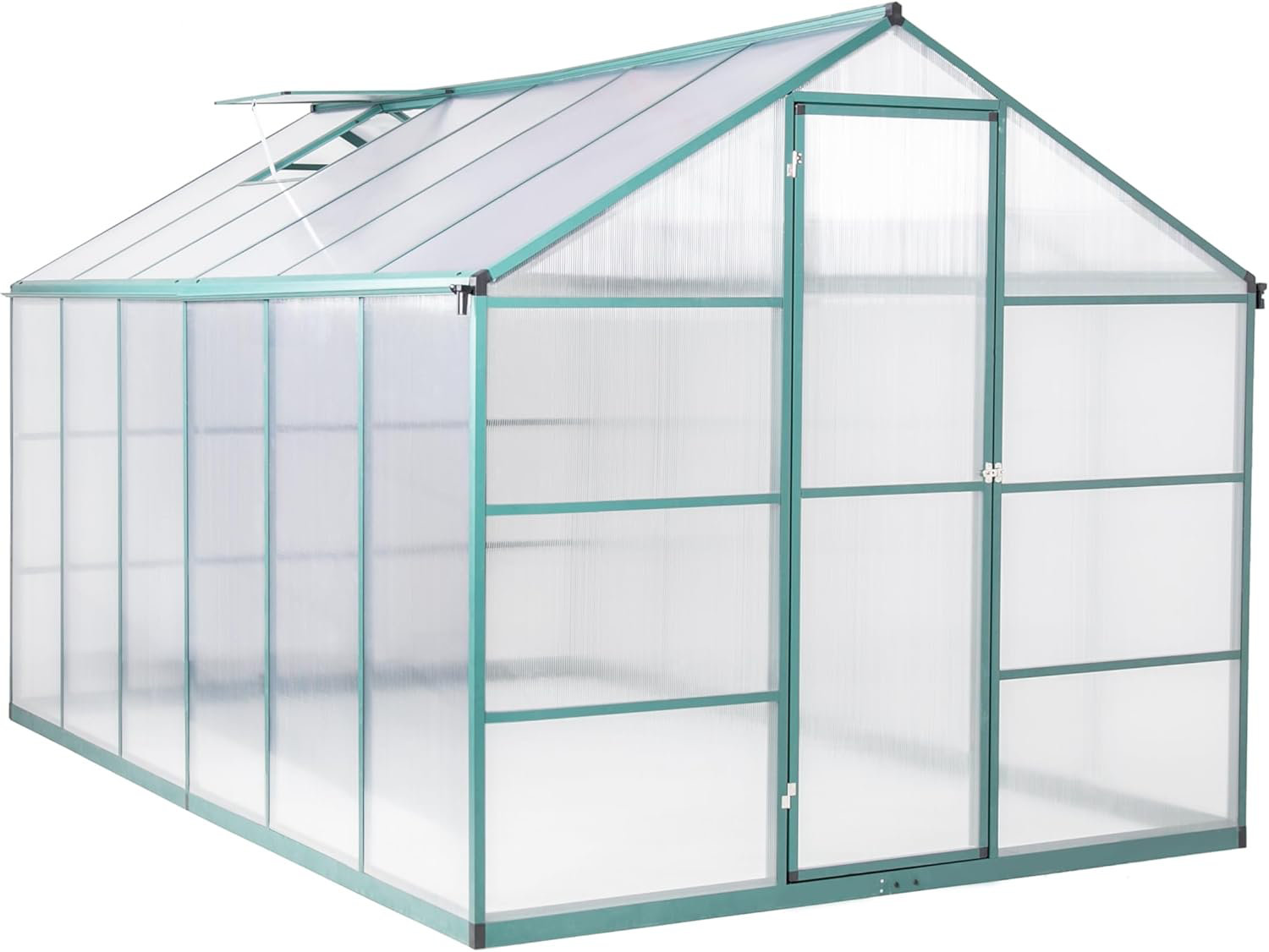 ASOPIX Polycarbonate Greenhouse, Heavy Duty Greenhouse, Outdoor ...