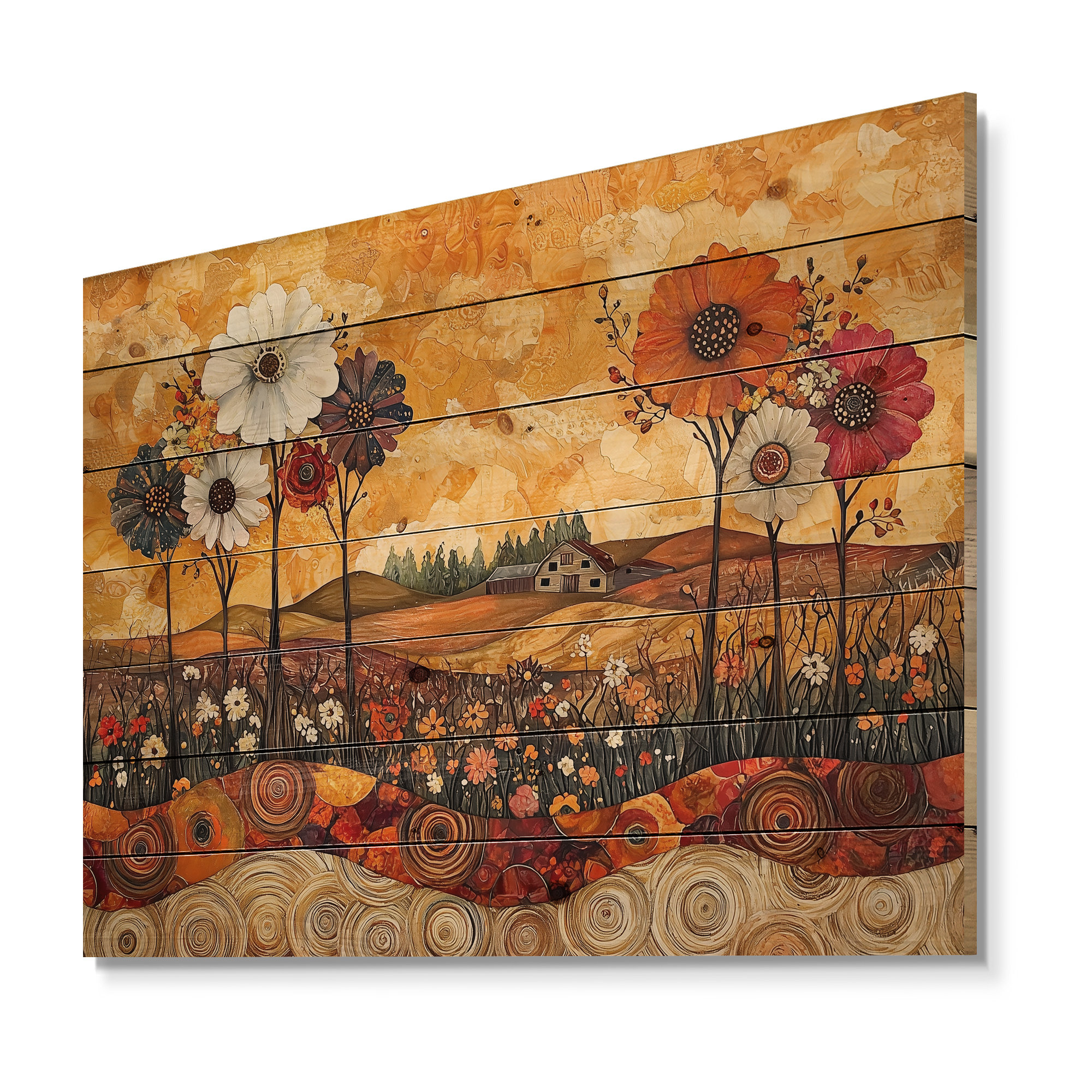 Ophelia & Co. Assorted Bouquets Flowers Barn Landscape I - Countryside ...