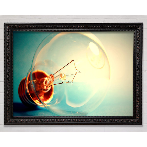 Ebern Designs Light Bulb Macro - Single Picture Frame Art Prints ...