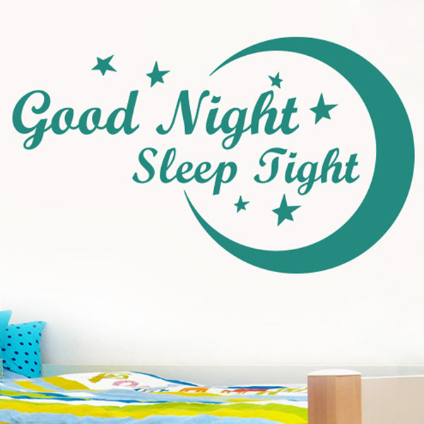 Happy Larry Good Night Sleep Tight Wall Sticker | Wayfair.ie