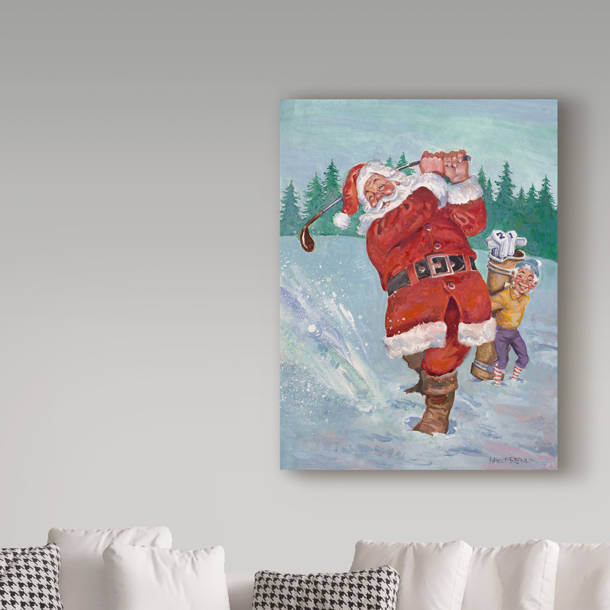 Trademark Art Hal Frenck " Santa Face " by Hal Frenck on Canvas ...