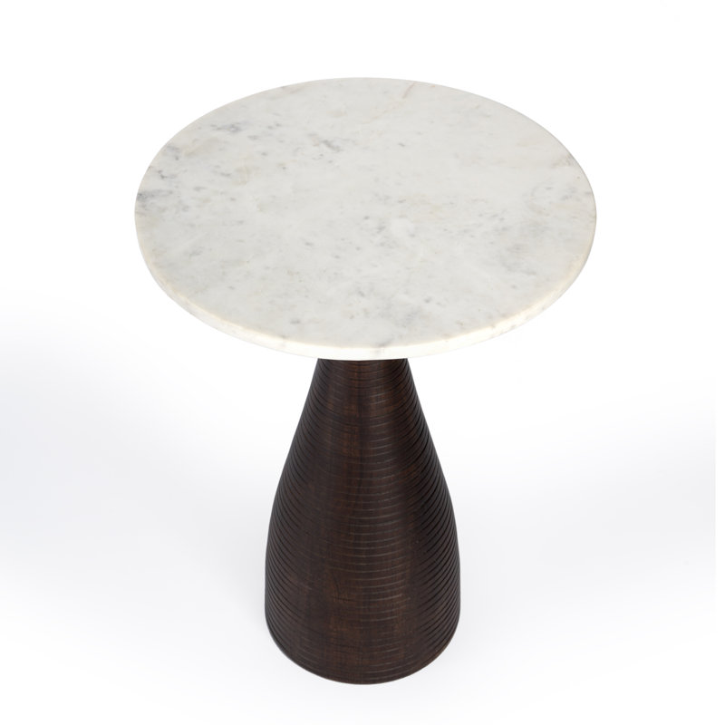Butler Julia Marble Pedestal End Table & Reviews | Perigold