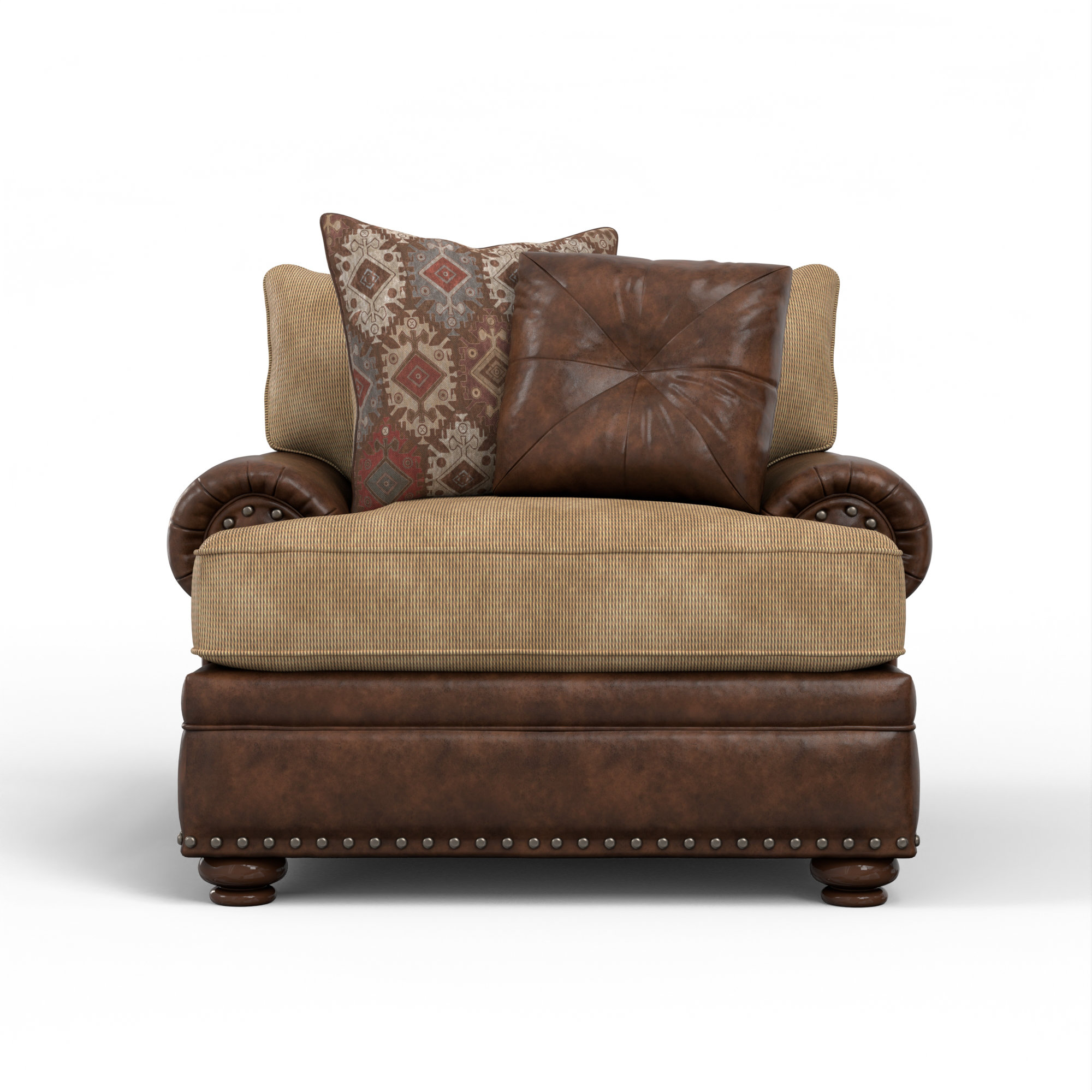 Canora Grey Rhue 49'' Wide Chair And A Half & Reviews | Wayfair