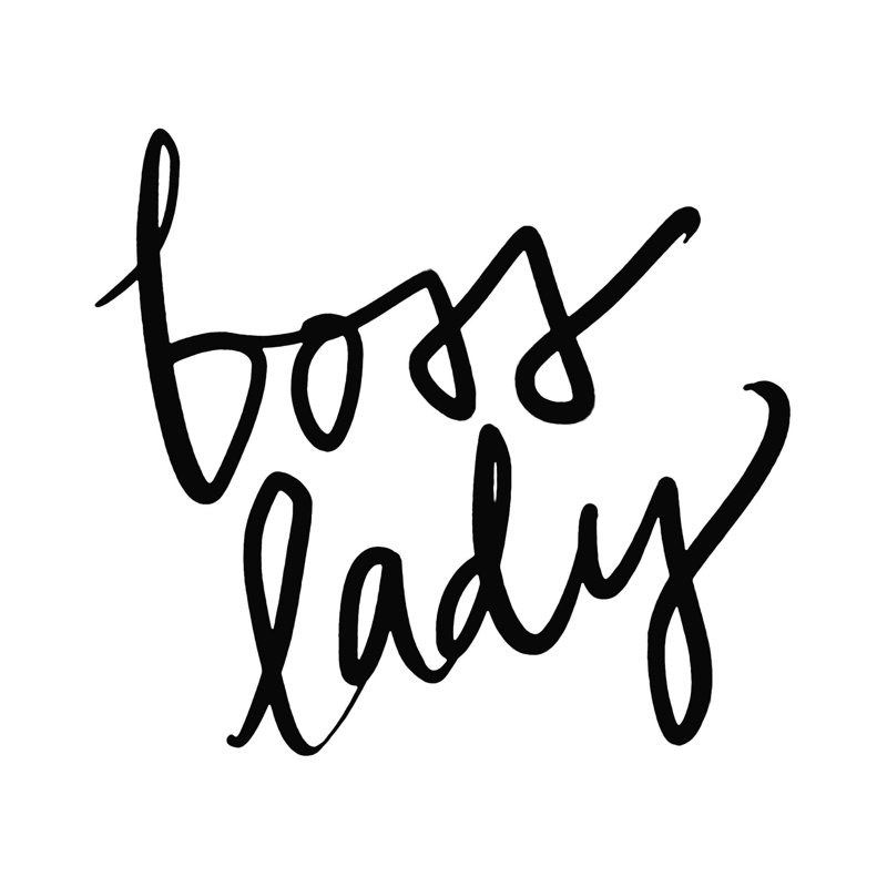 Trinx Boss Lady Script - Wrapped Canvas Textual Art | Wayfair