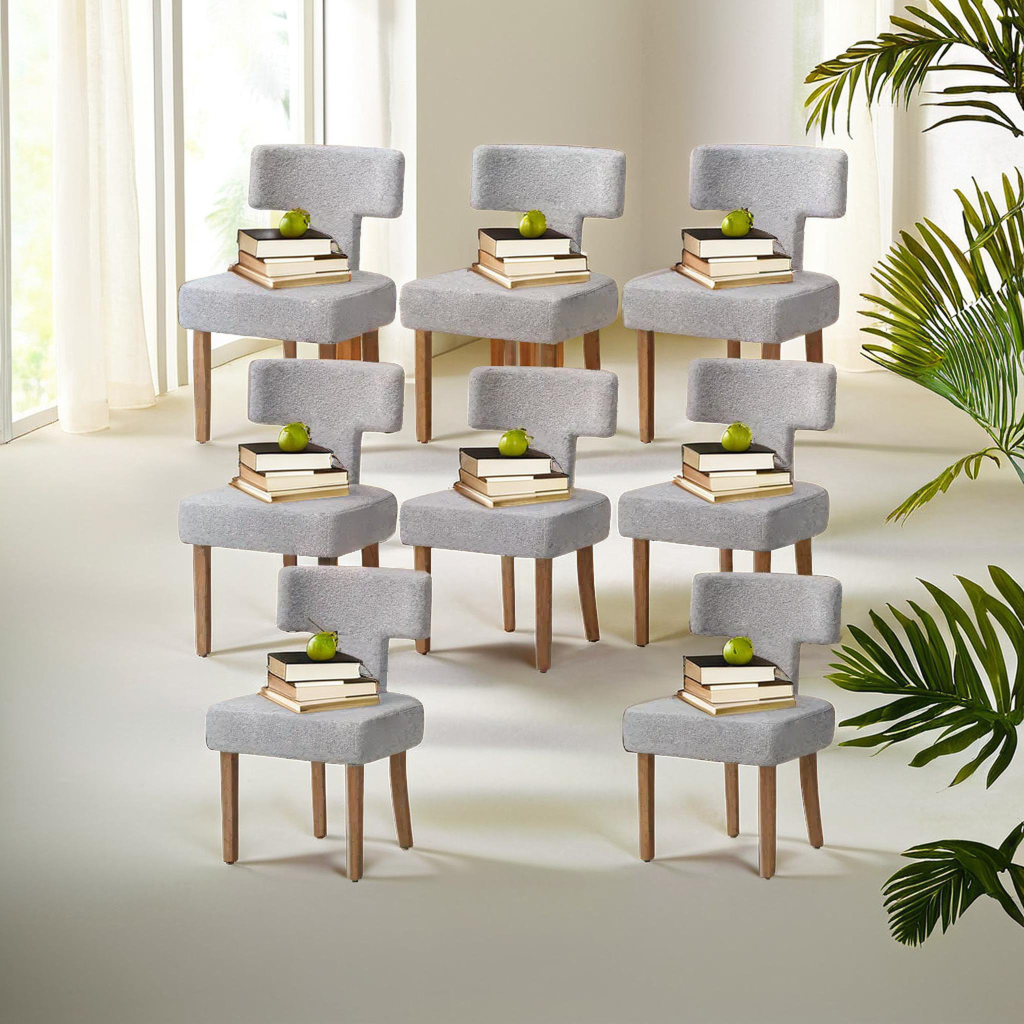 Red Barrel Studio® Modern T-Backrest Lambswool Fabric Upholstered ...