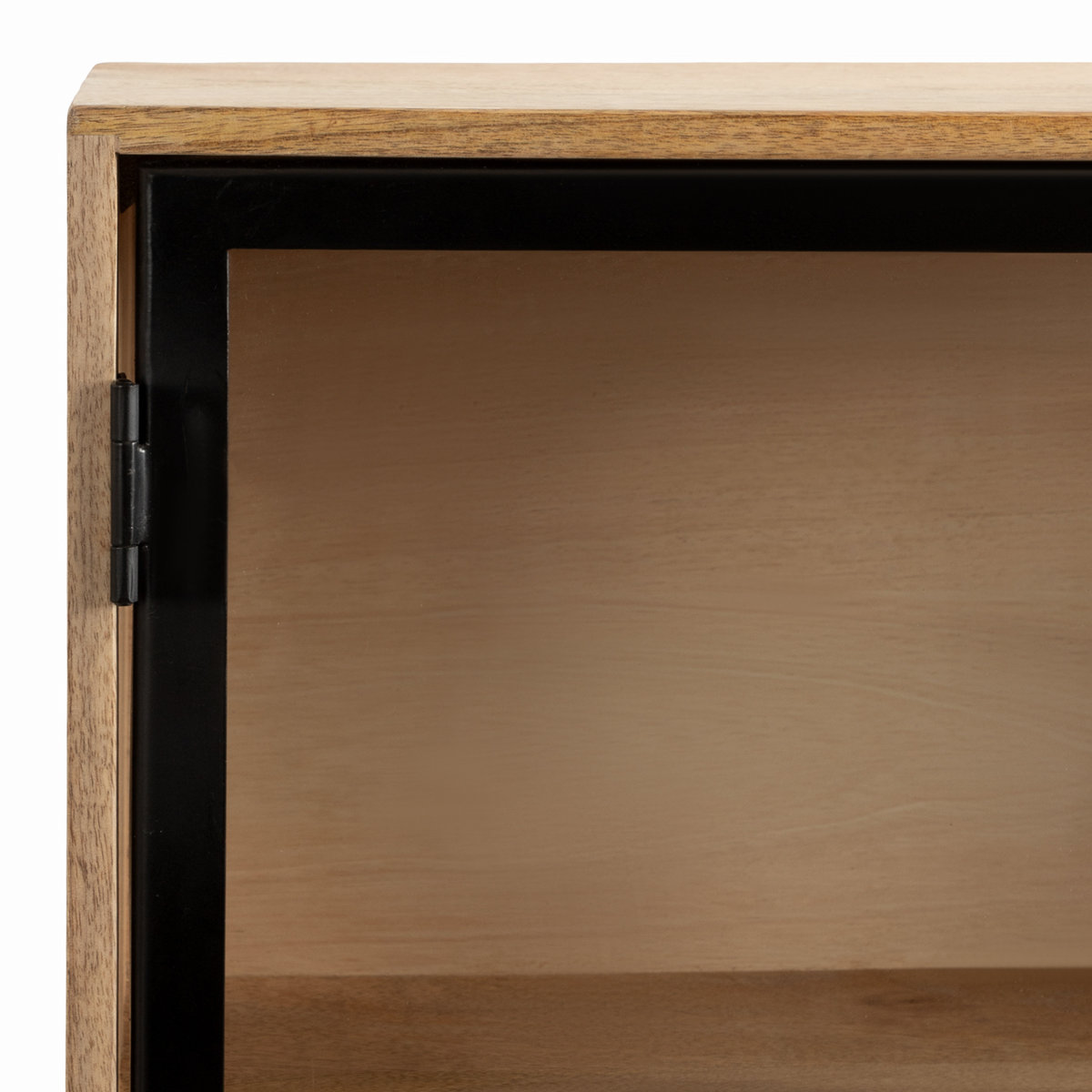 Latitude Run® Brogan Modern Rectangle Storage Wall Cabinet with Glass ...