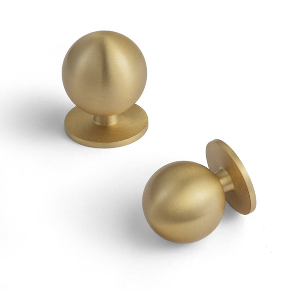 MECANS Solid Brass Round Knob & Reviews | Wayfair