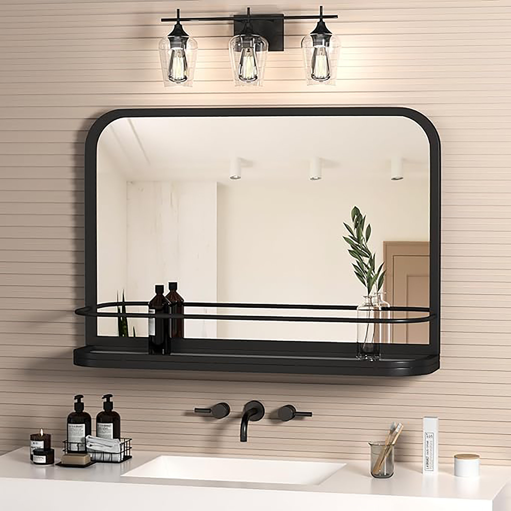 Ebern Designs Hayzlee Metal Mirror | Wayfair