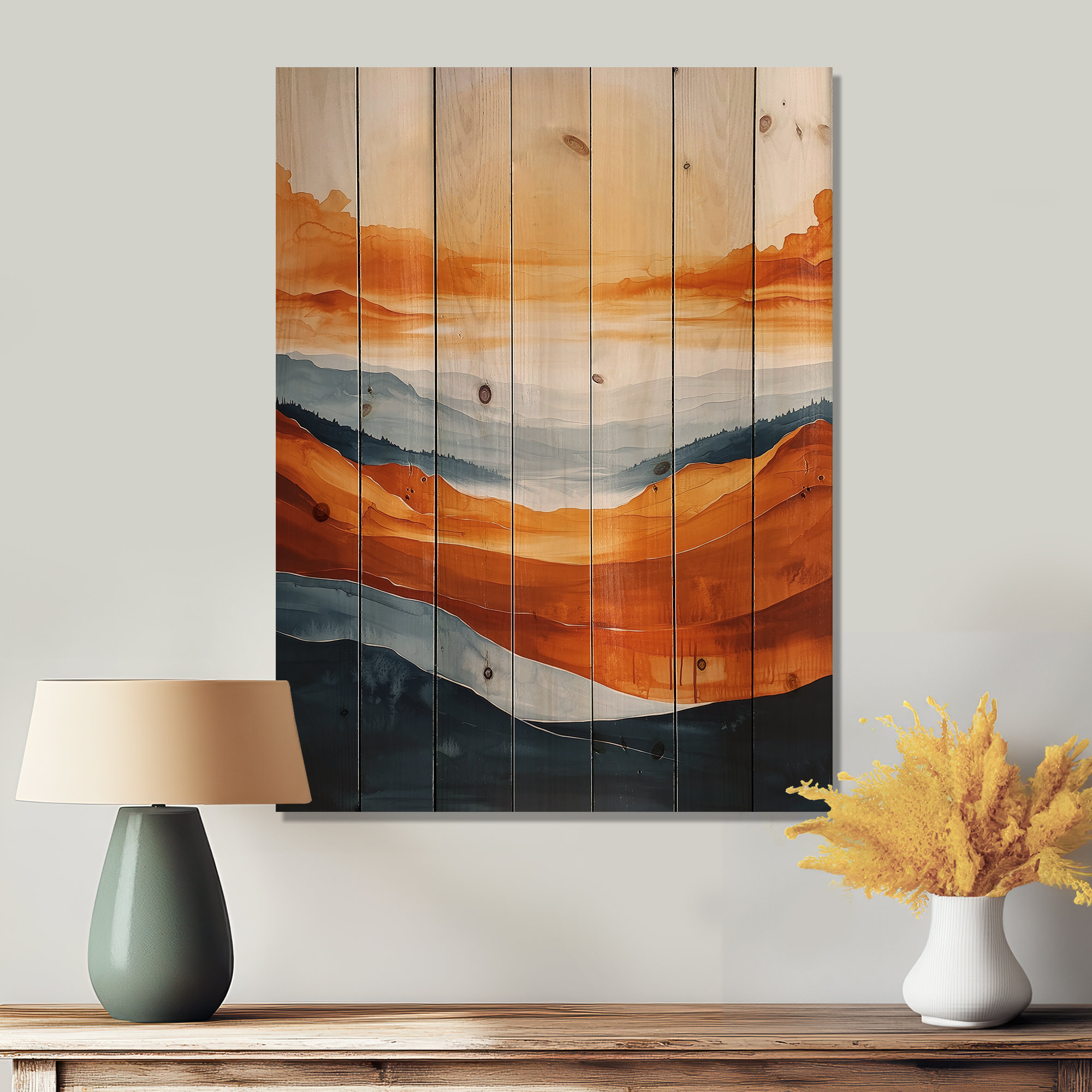 Ophelia & Co. Fading Autumn Mountain Landscape III - Landscape ...