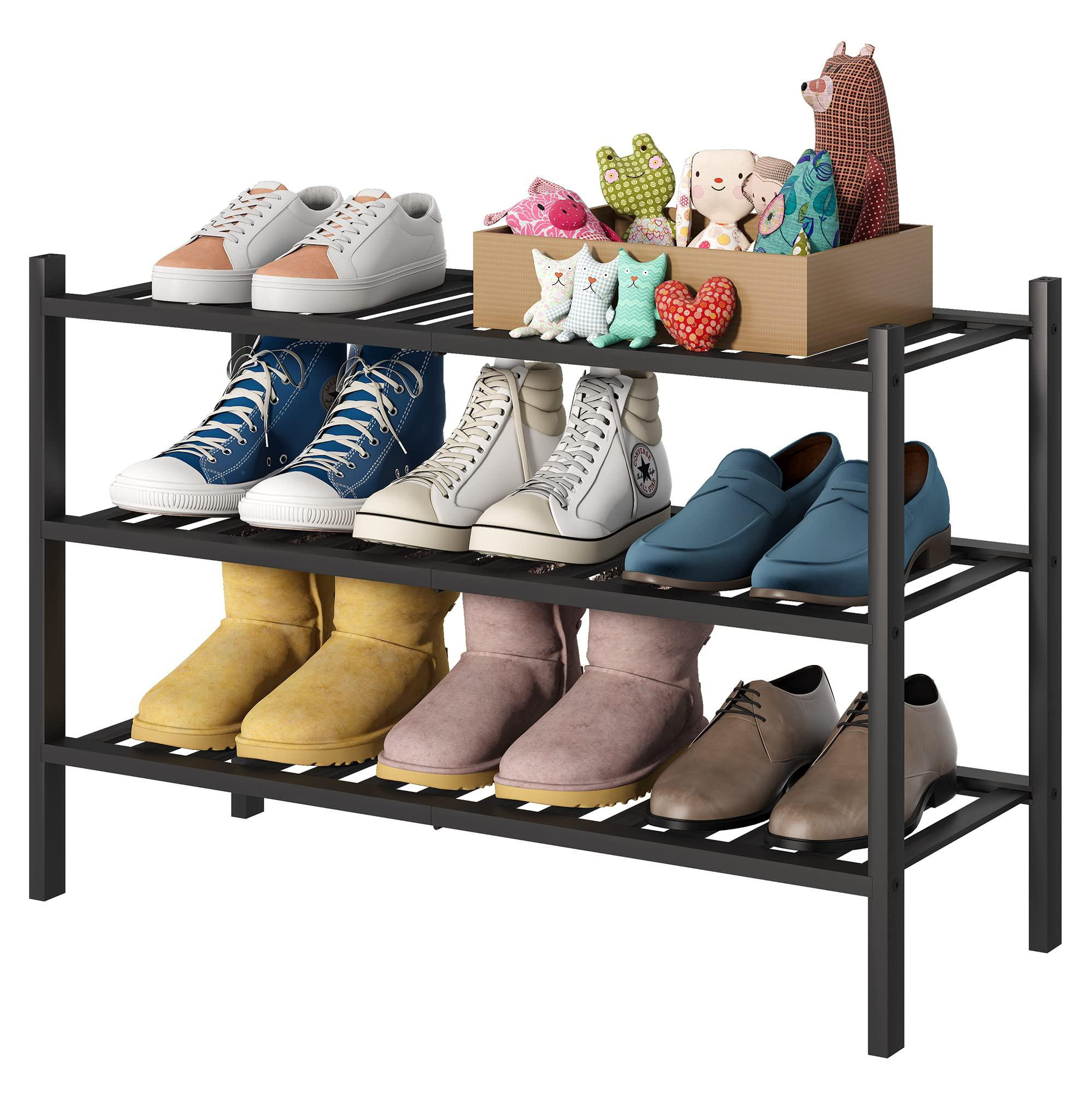 Latitude Run® 9 Pair Stackable Boot Storage | Wayfair