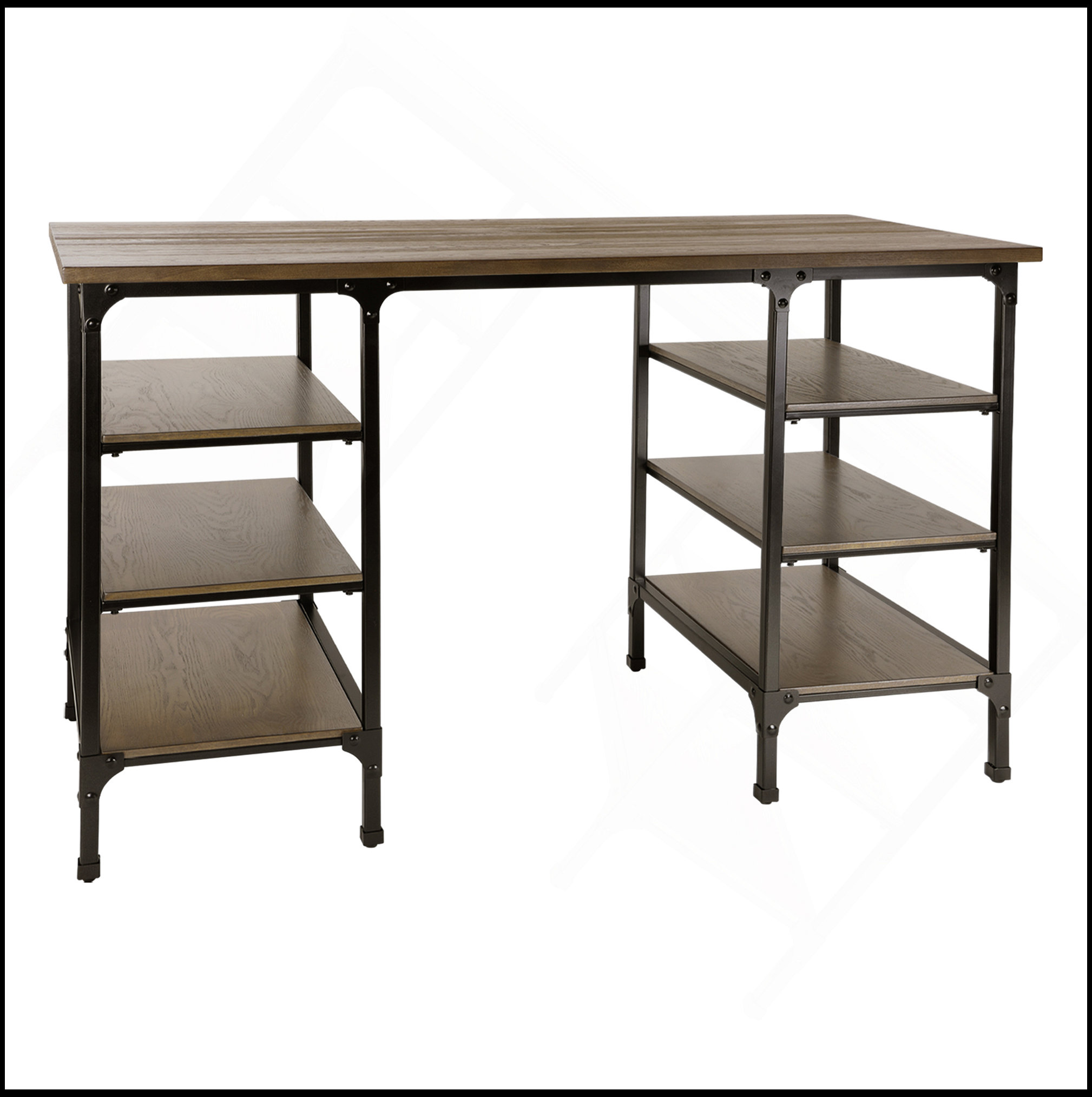 17 Stories Modern Traditional Aesthetic 1Pc Counter Height Writing Desk ...