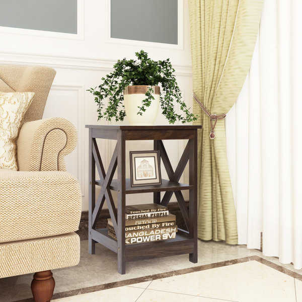 Gracie Oaks Table de bout avec rangement Hansboro et Commentaires ...