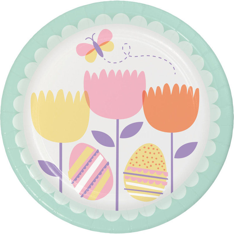 Creative Converting Modern Easter Dessert Paper Plates, 24 ct. | Wayfair