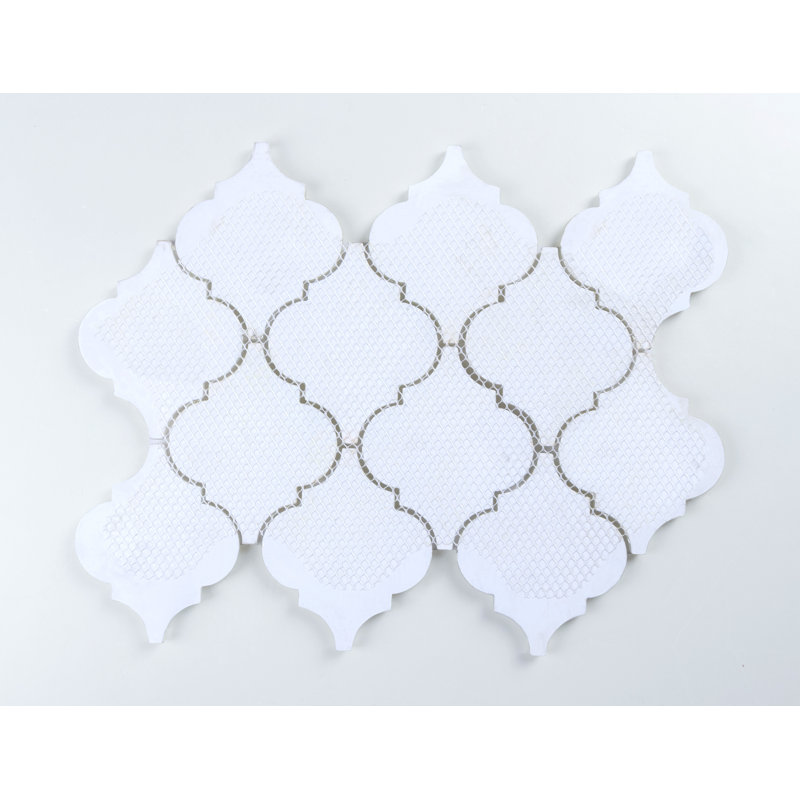 WS Tiles Water Jet Series 3.5" x 4.25" Straight Edge Glass Mosaic Tile ...