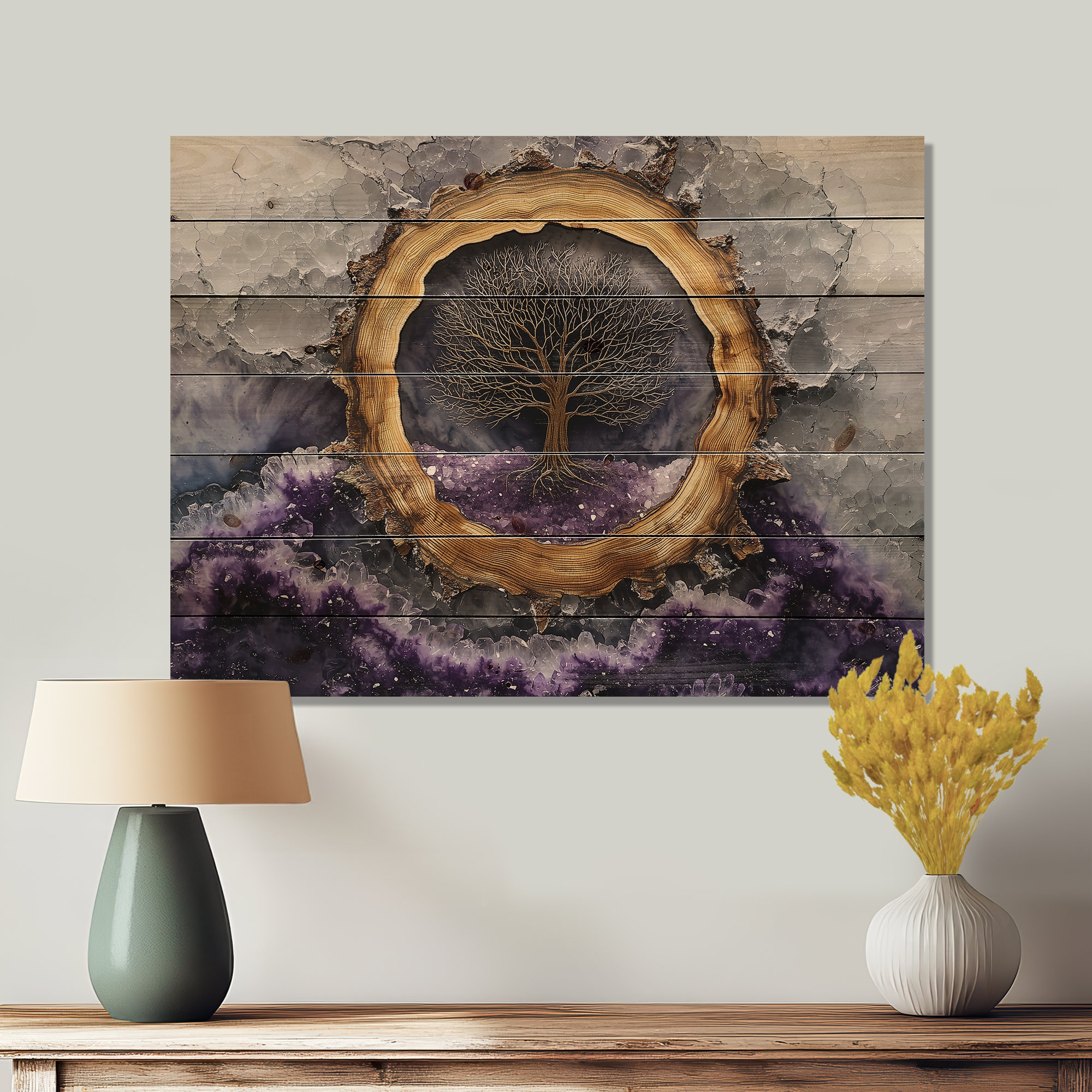 Ophelia & Co. Crystal Forest Tree Of Life - Forest Wood Wall Art - On ...