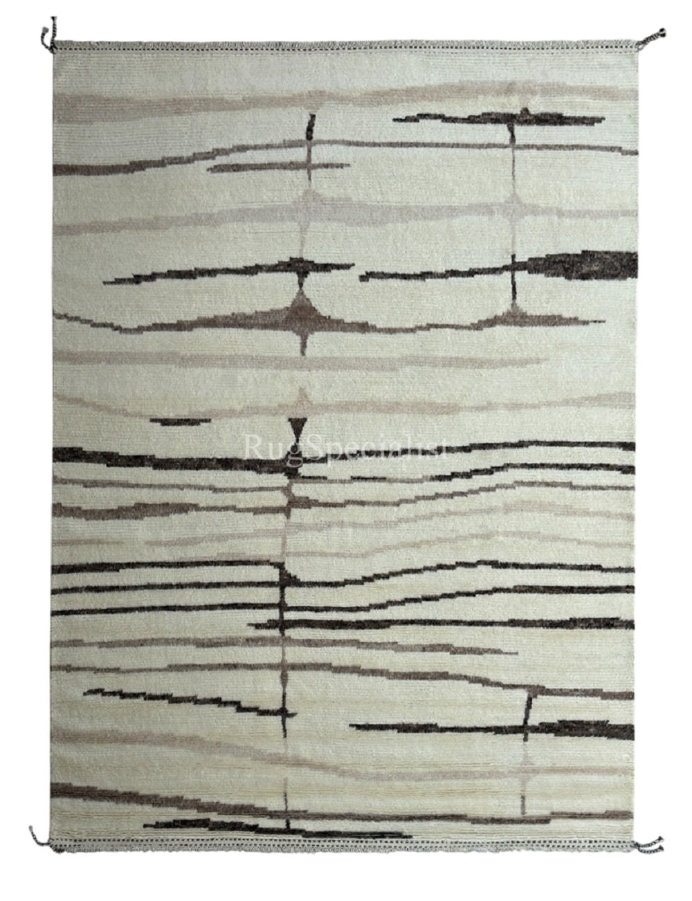 RugSpecialist Beni Ourain Design Rug. Moroccan Design Carpet. 100% Wool ...