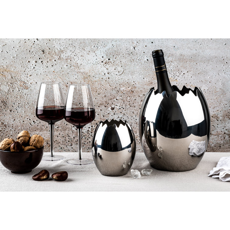 Mepra Due Sparkling Wine Cooler "Ovo" Stainless Steel | Perigold