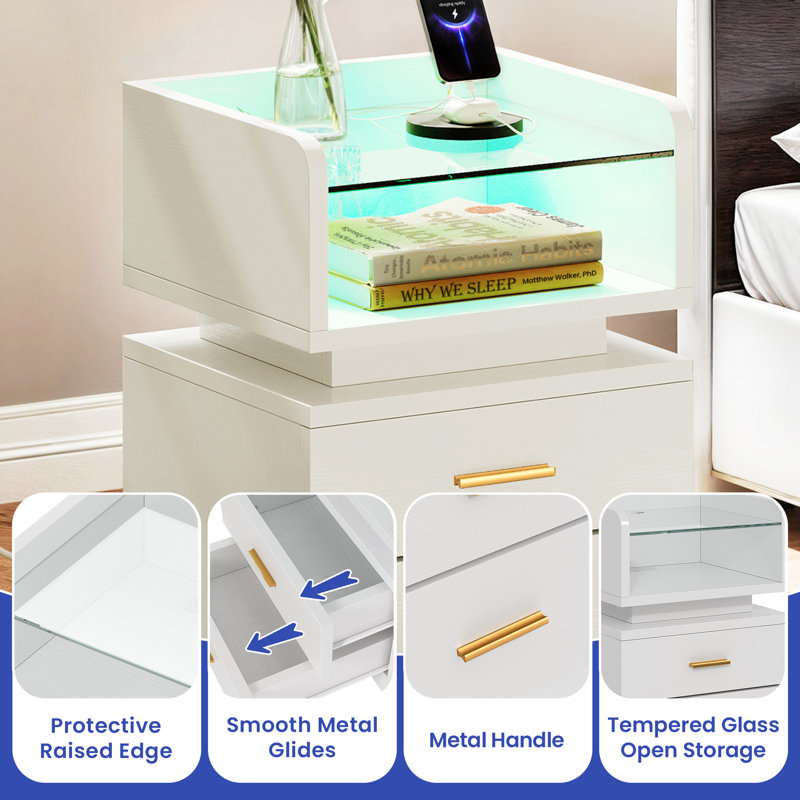 Mercer41 Garred Nightstand | Wayfair