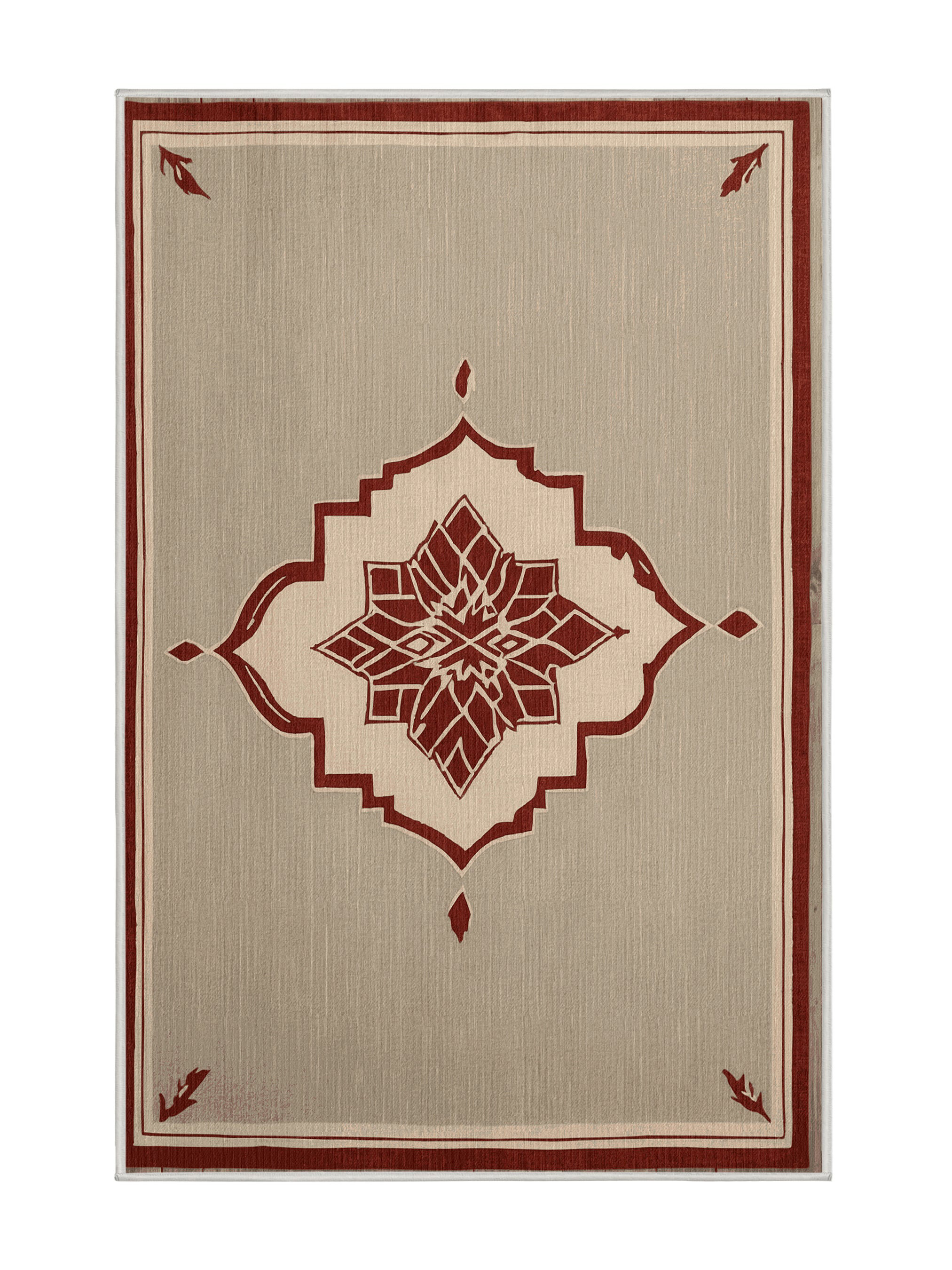 Charlton Home® Elemental Grid Rug | Wayfair
