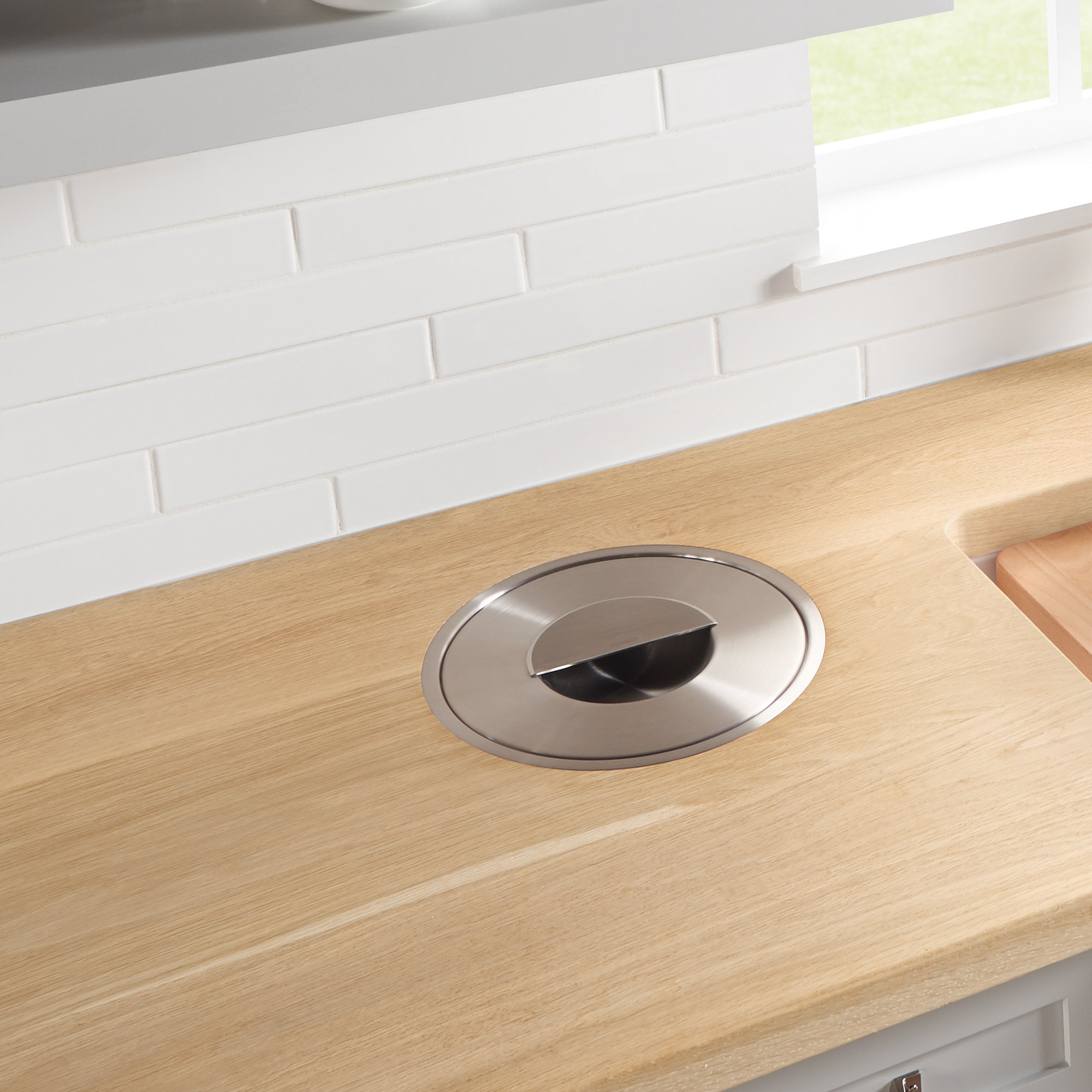 Blanco Solon 1.8 Gal. Stainless Steel Odour Resistant Kitchen Composter ...