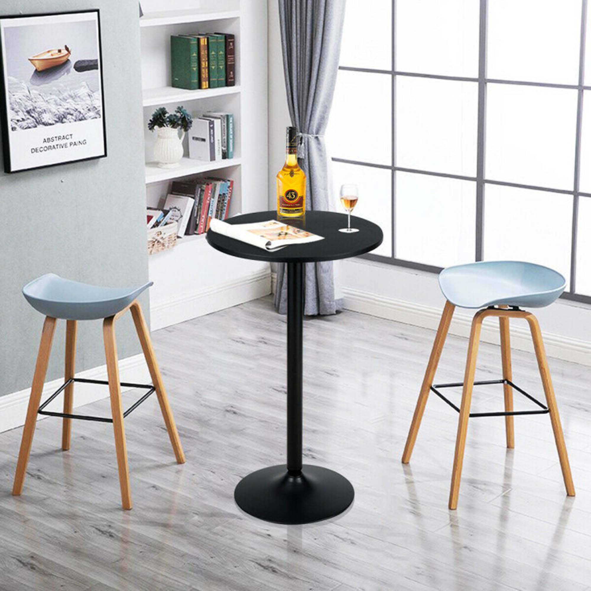 17 Stories Round Cocktail Bar Table | Wayfair