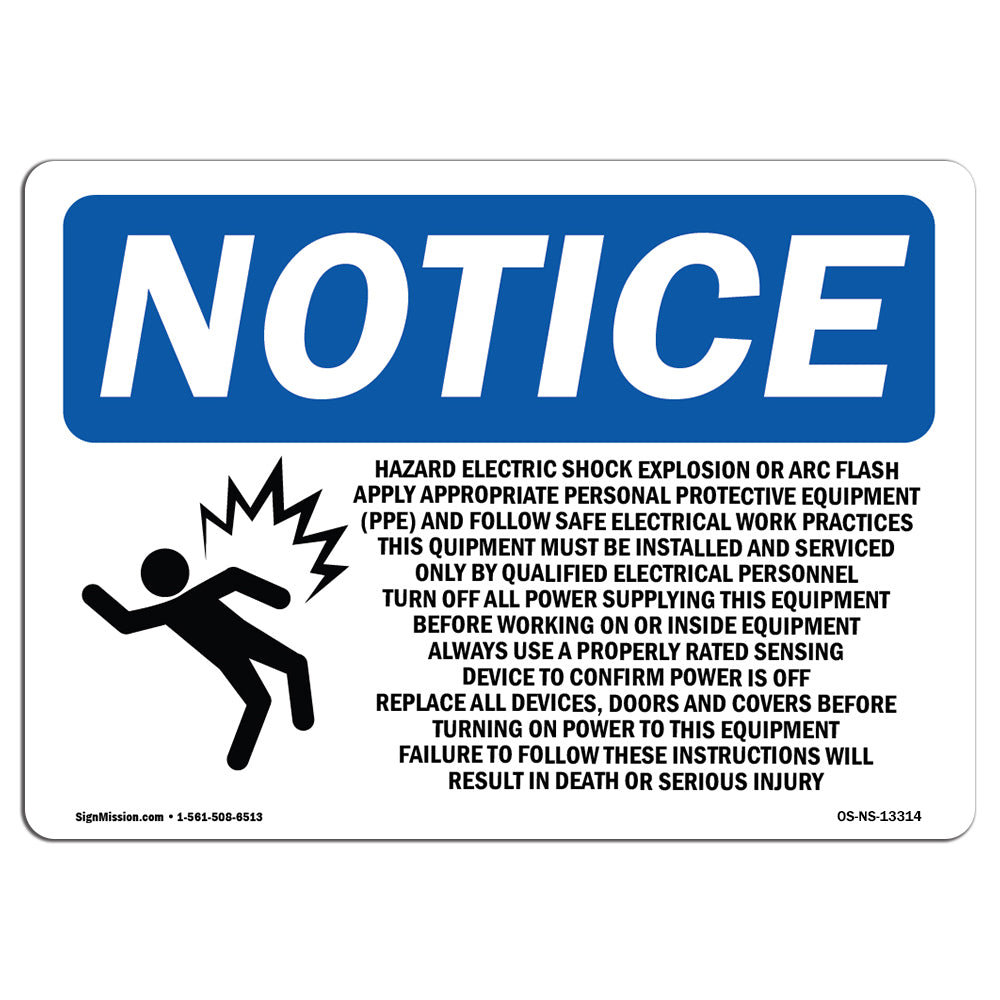 SignMission Hazard Electric Shock Explosion Aluminum Sign 18 x 24 | Wayfair