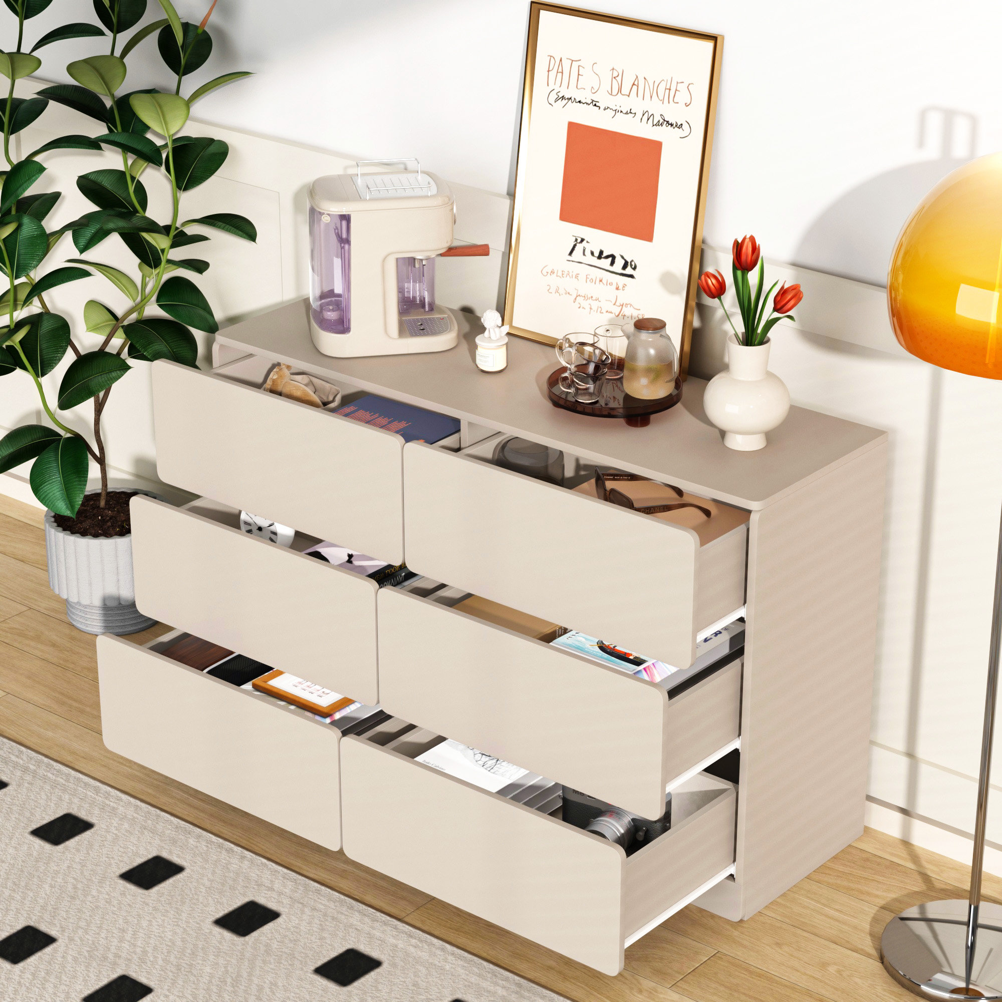 Latitude Run® Drawer Dresser Cabinet | Wayfair