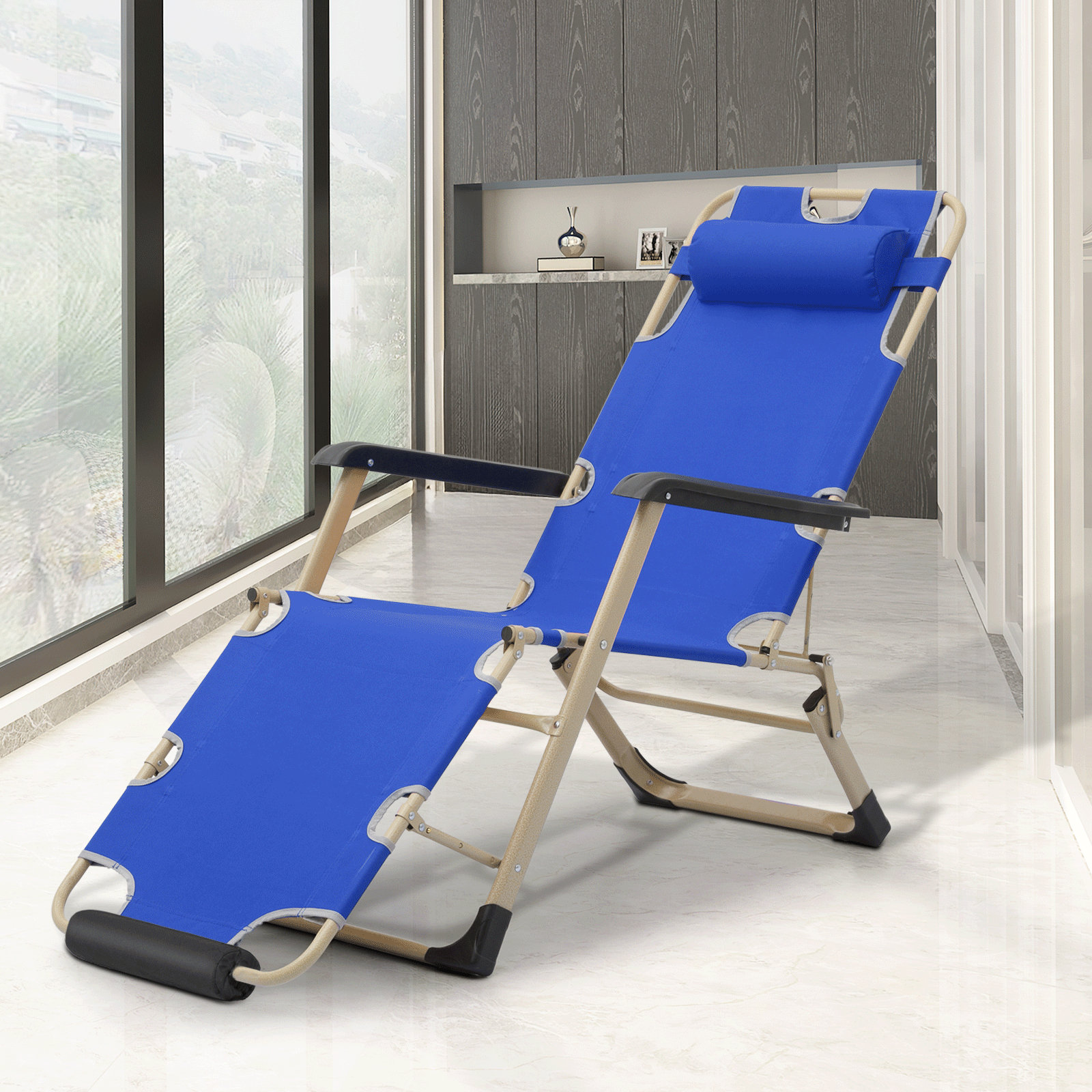 Arlmont & Co. Tahlaya Folding Beach Chair | Wayfair