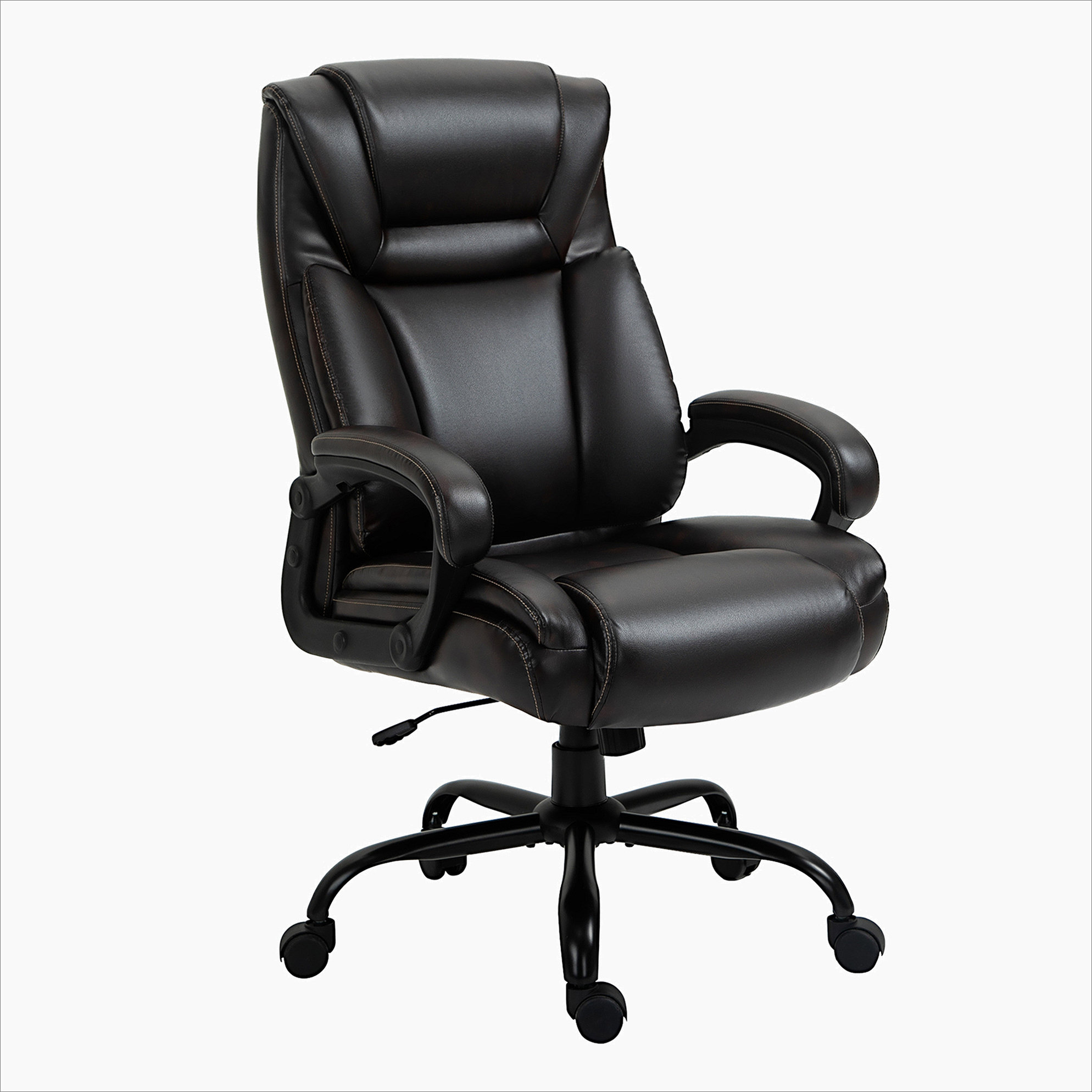 Hokku Designs Big and Tall 400lbs Executive Office Chair with Wide Seat ...