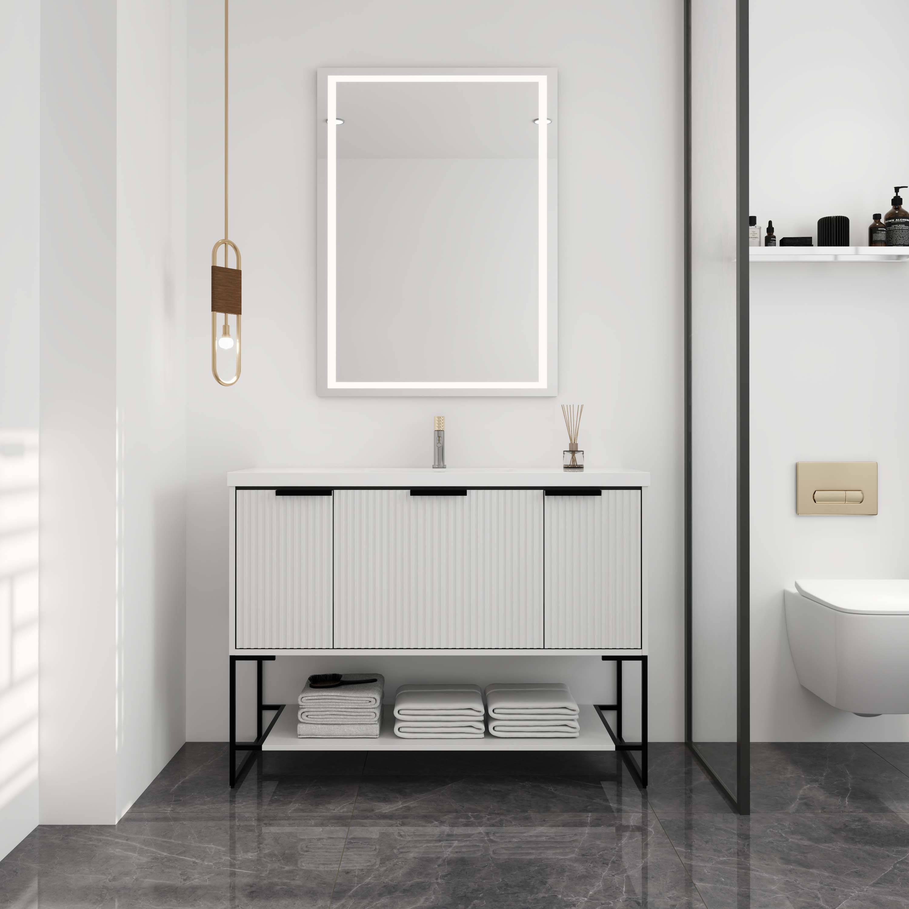 Ebern Designs Holstebro 18.10'' Single Bathroom Vanity with ...