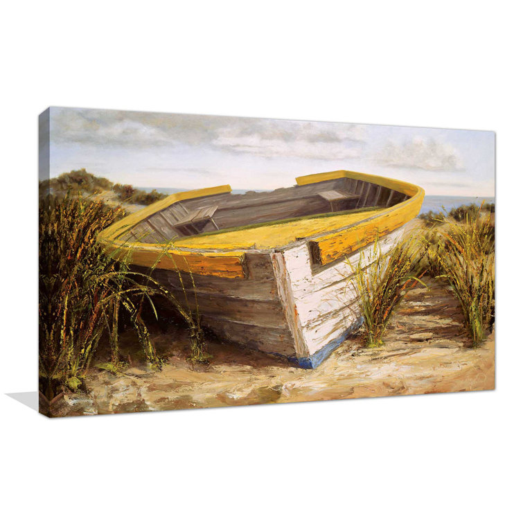 Longshore Tides Vineyard Launch by Karl Soderlund Painting - Wayfair Canada