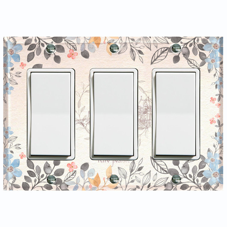 WorldAcc 3-Gang Toggle Light Switch Wall Plate - Wayfair Canada