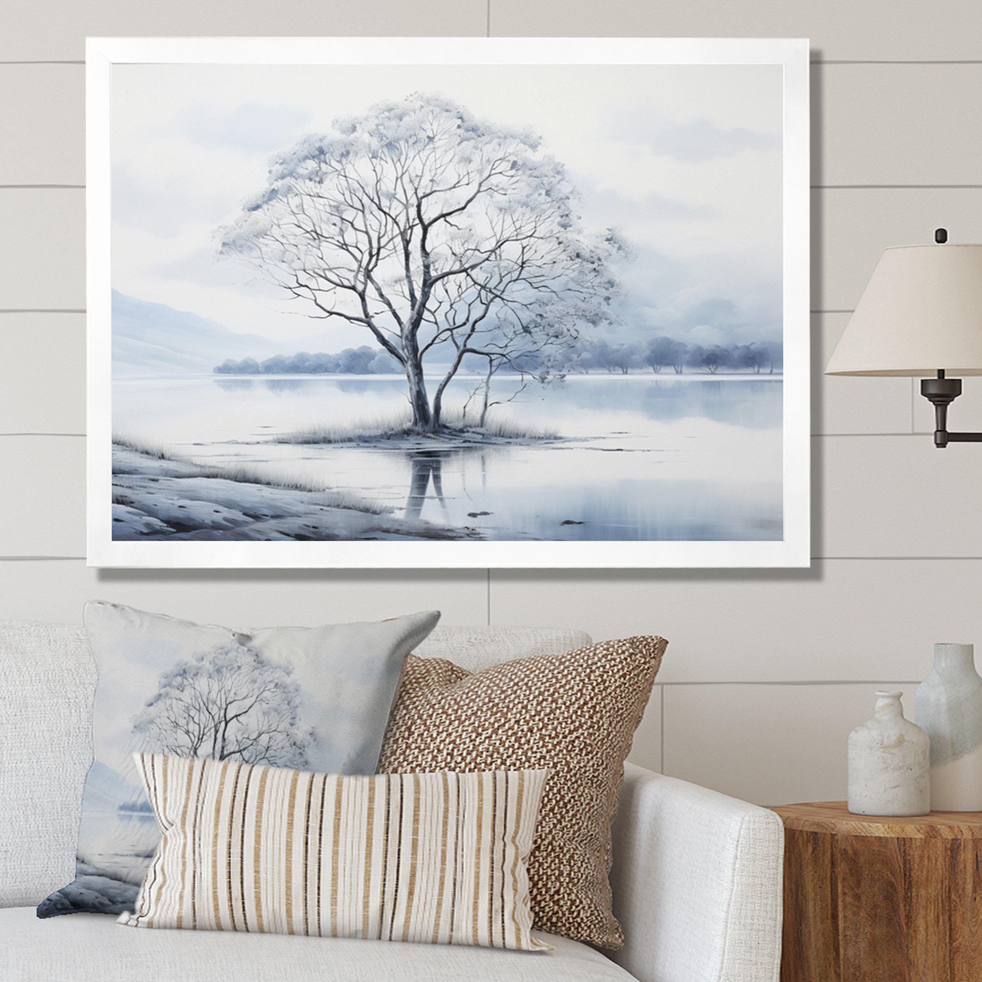 Winston Porter Tree Monochrome Silent Whispers Landscape - Landscape ...