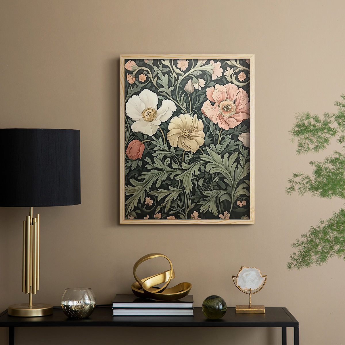 Winston Porter WM MORRIS Series CMLII Framed Print - Solid Wood | Wayfair