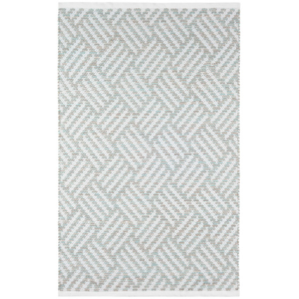 Dash and Albert Rugs Crisscross Ocean Handwoven Indoor/Outdoor Rug ...