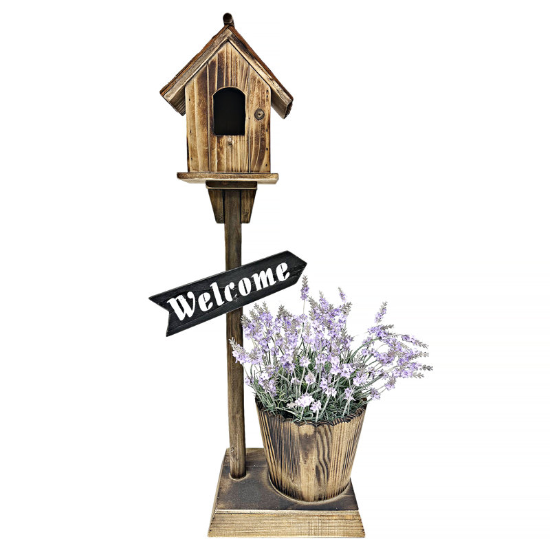 Millwood Pines Dajanique Wood Pot Planter | Wayfair
