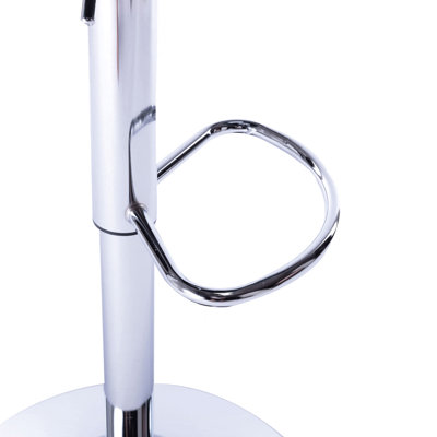 Mercer41 Swivel Upholstered Adjustable Height Counter Stool with Metal ...