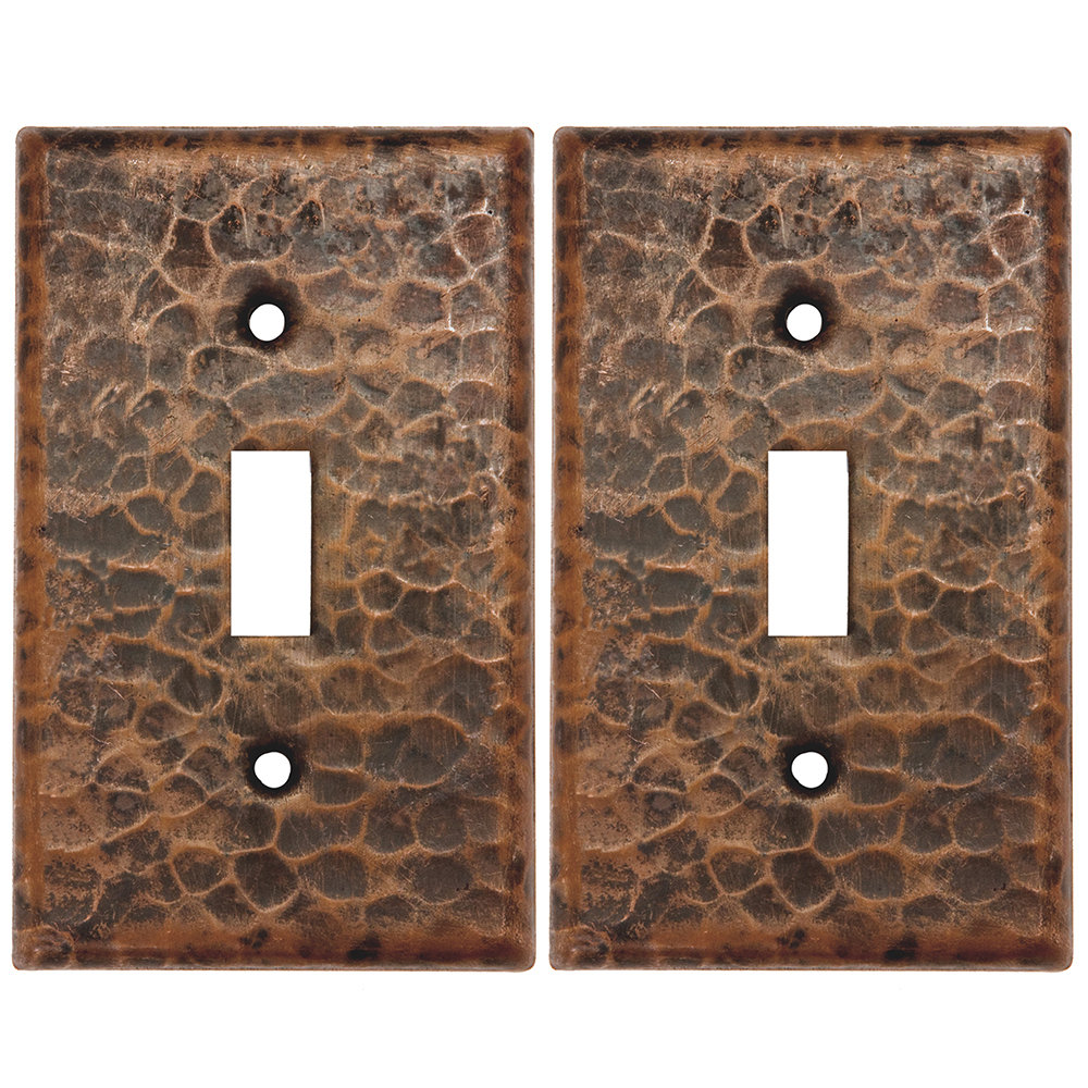 Premier Copper Products Copper Switchplate Single Toggle Switch Cover ...