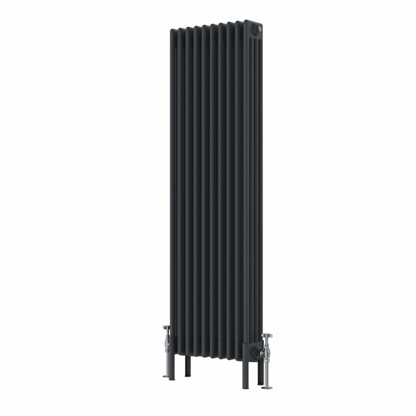 Belfry Heating Adames Vertical Traditional 4 Column Radiator 1500x470mm ...