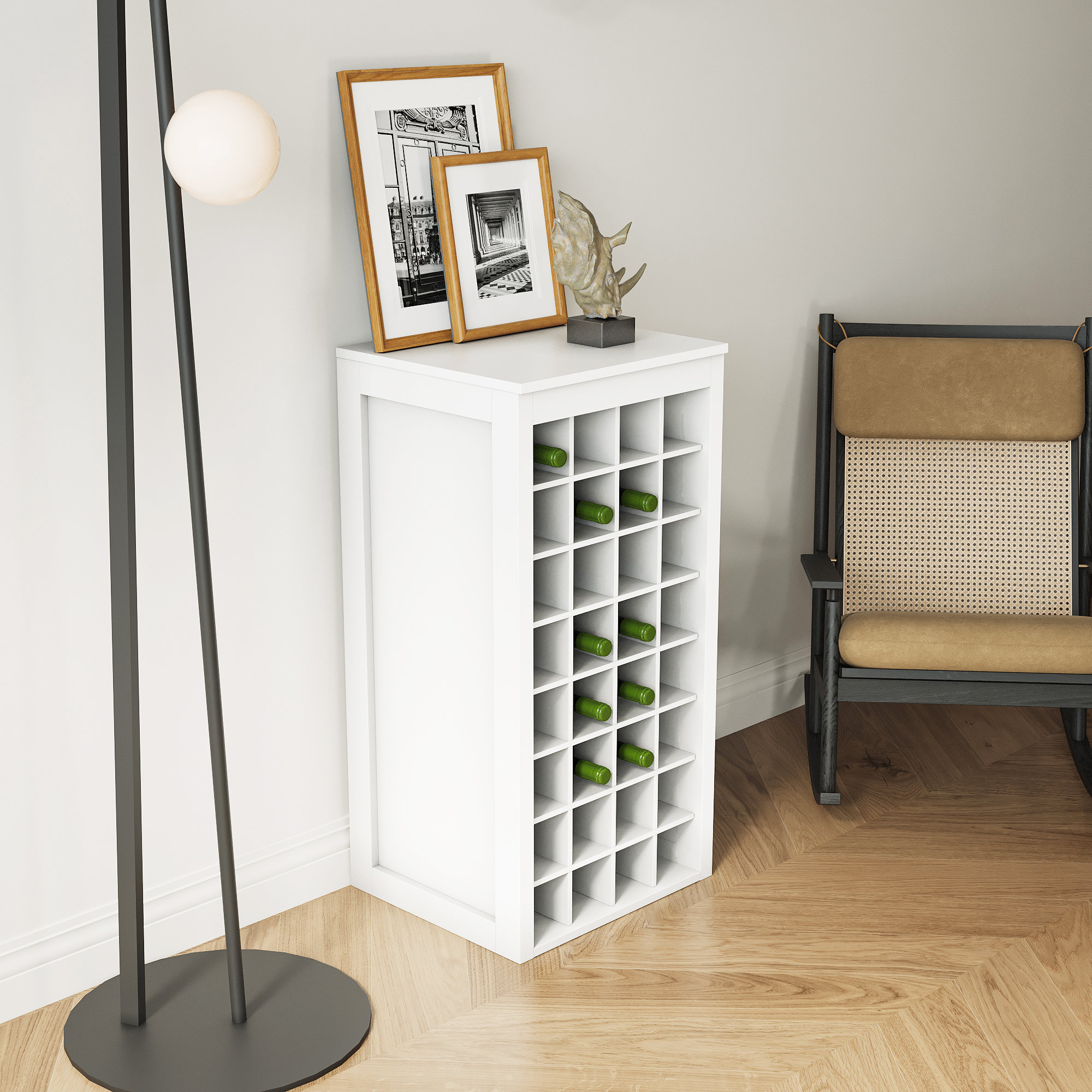 Lark Manor™ Modular 32 Wine Bar Cabinet Buffet Cabinet | Wayfair