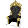 The Beistle Company 3-D Prom Throne Prop | Wayfair