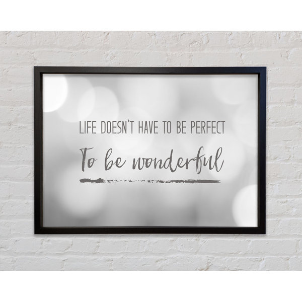 Bright Star Life Doesnt Have To Be Perfect To Be Wonderul - Single ...