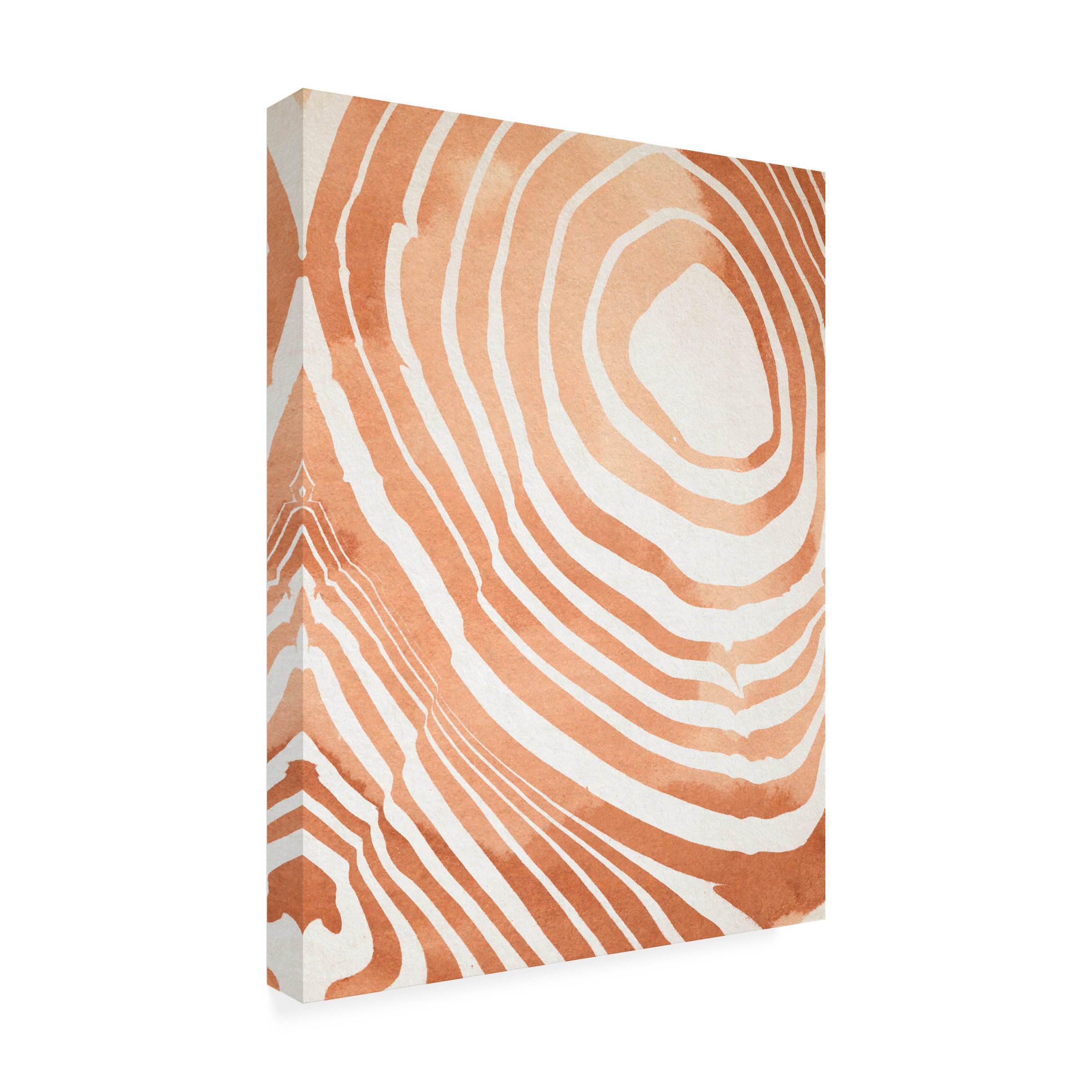 Wrought Studio™ Wood Grain Suminagashi IV by Annie Warren - Unframed ...