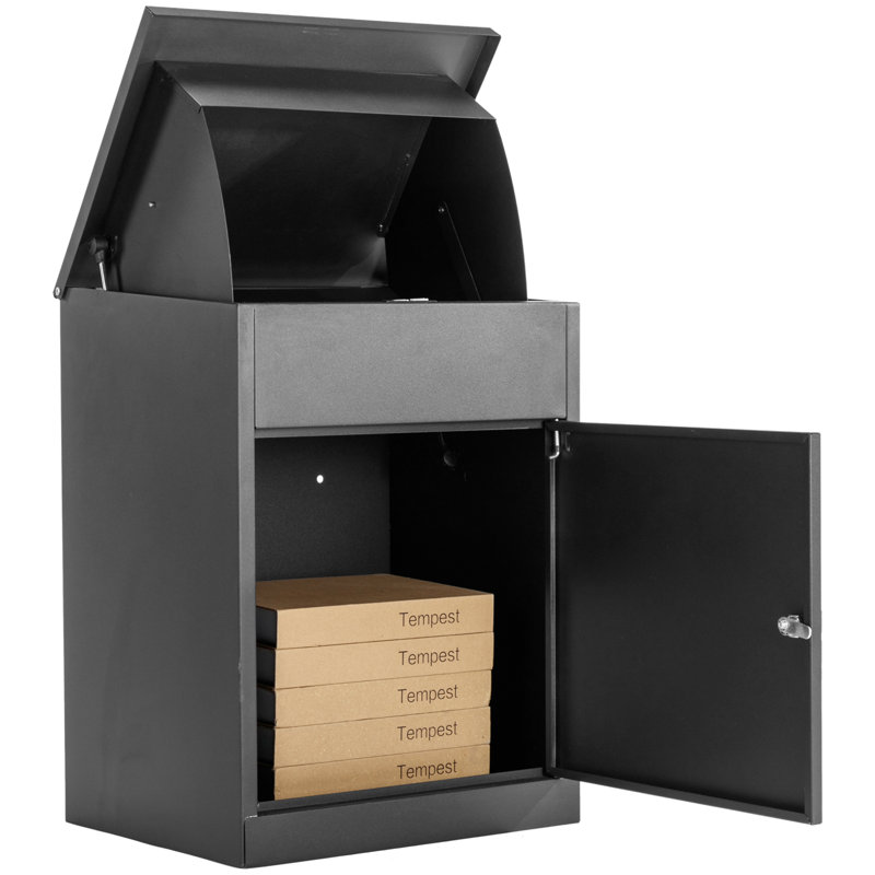 linor Package Delivery Box for Outside, Large Galvanized Steel, Anti ...