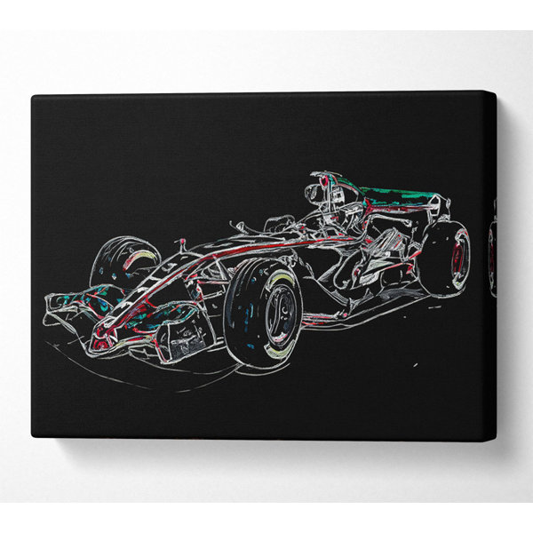 Borough Wharf Formula One Side Profile 2 - Wrapped Canvas Print ...